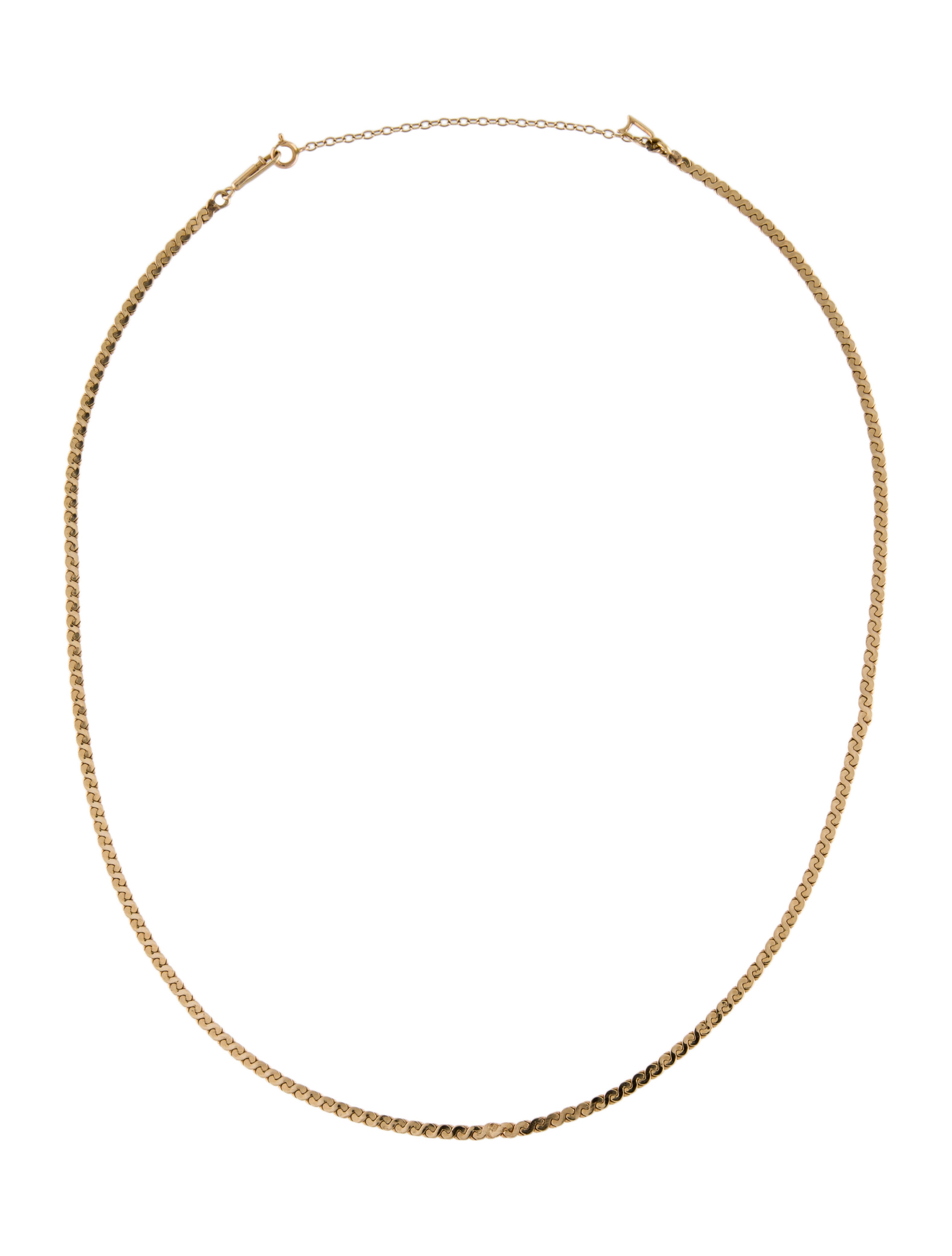 Christian Dior Chain Necklace - Gold-Plated Chain, Necklaces ...