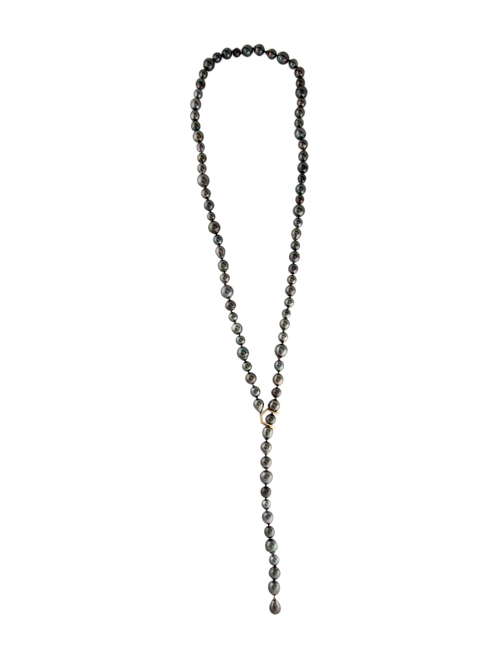 David Yurman 18K Diamond Quatrefoil Lariat Necklace - 18K Yellow Gold ...