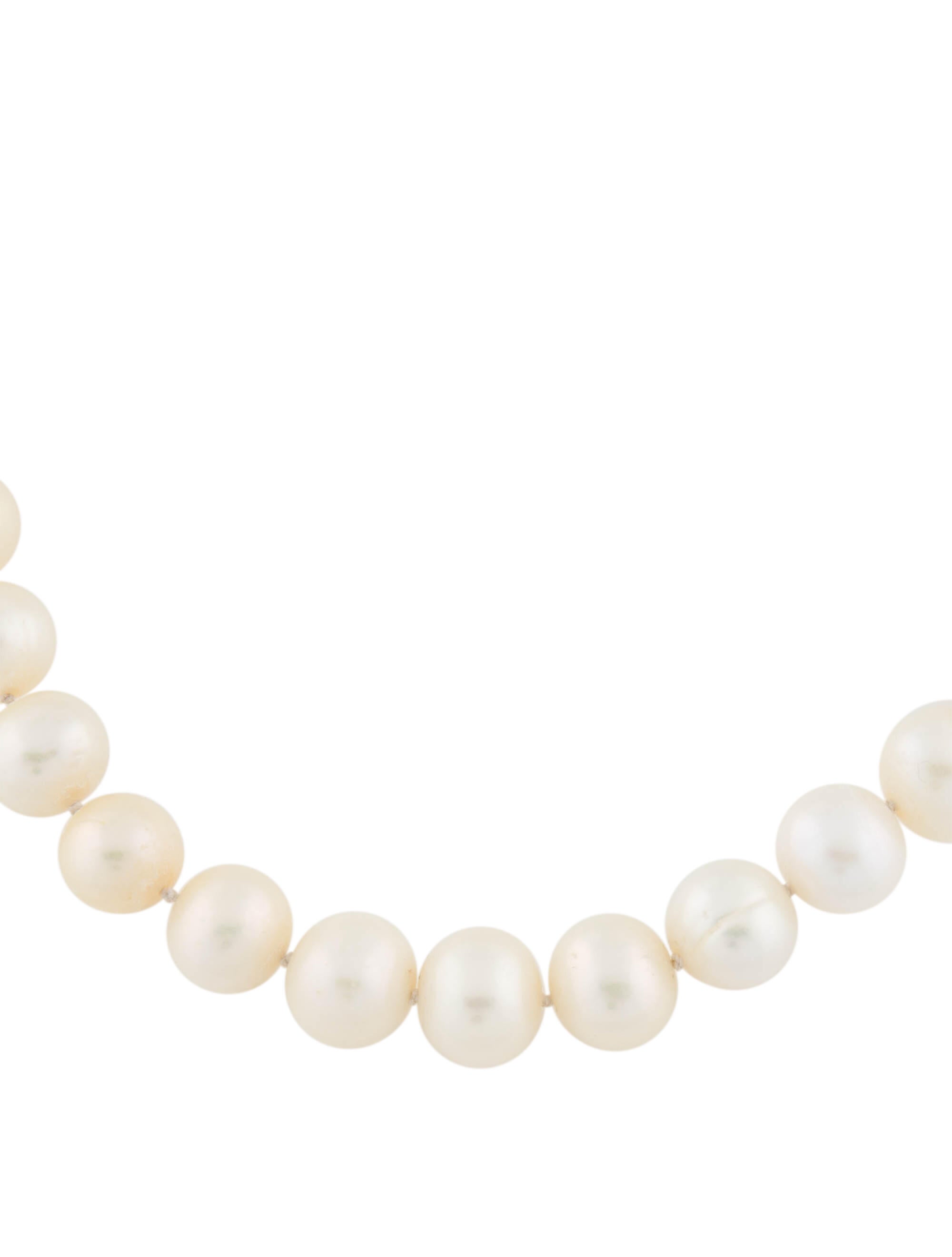 Tiffany & Co. 18K Pearl Signature X Strand Necklace - 18K Yellow Gold ...
