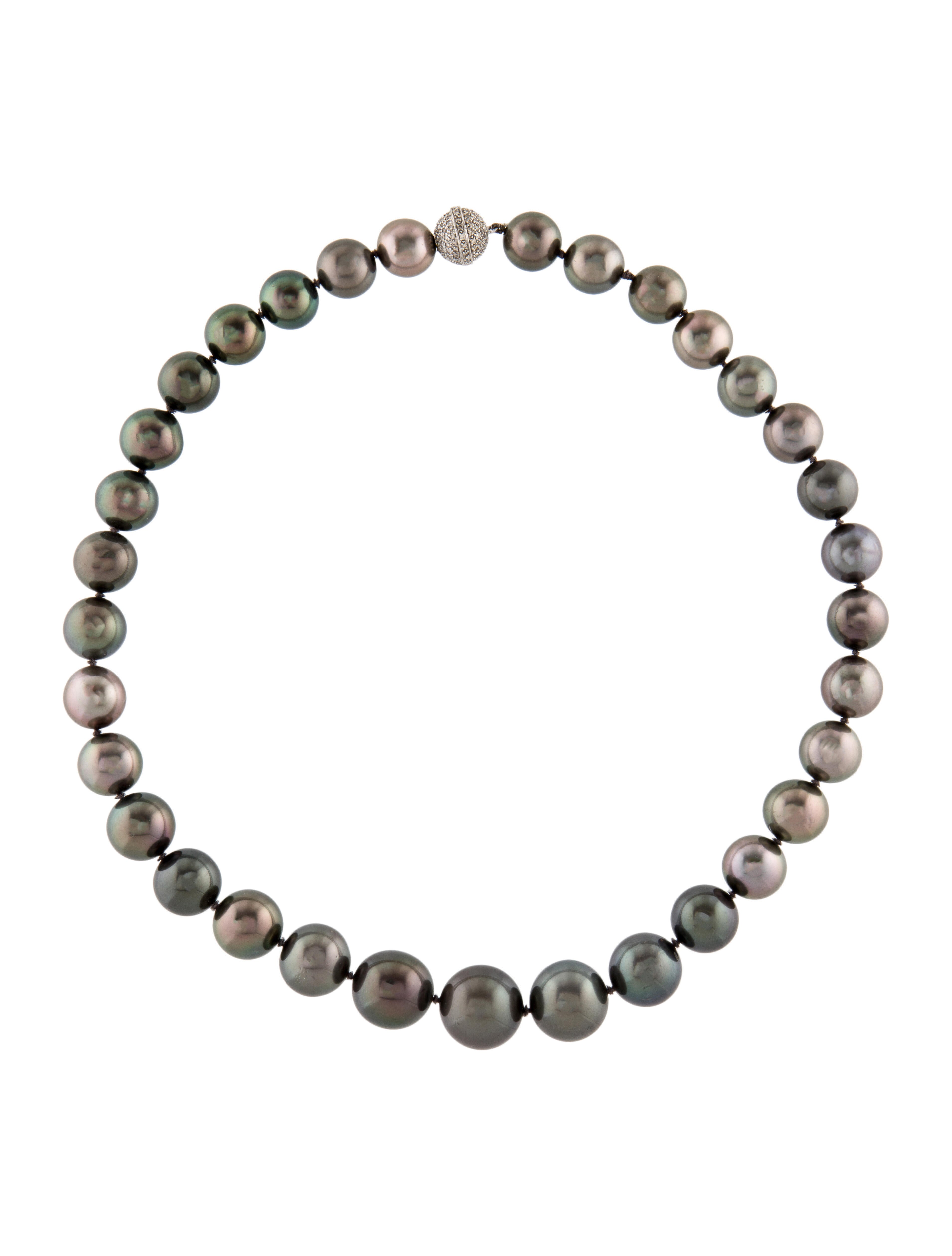 Tiffany & Co. 18K Signature Pearl Strand Necklace - 18K Yellow Gold ...