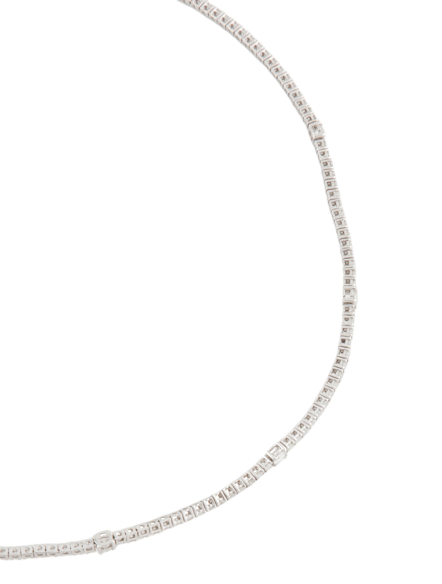 Necklace 14K 4.00ctw Black Diamond Choker Necklace - 14K Rose Gold ...