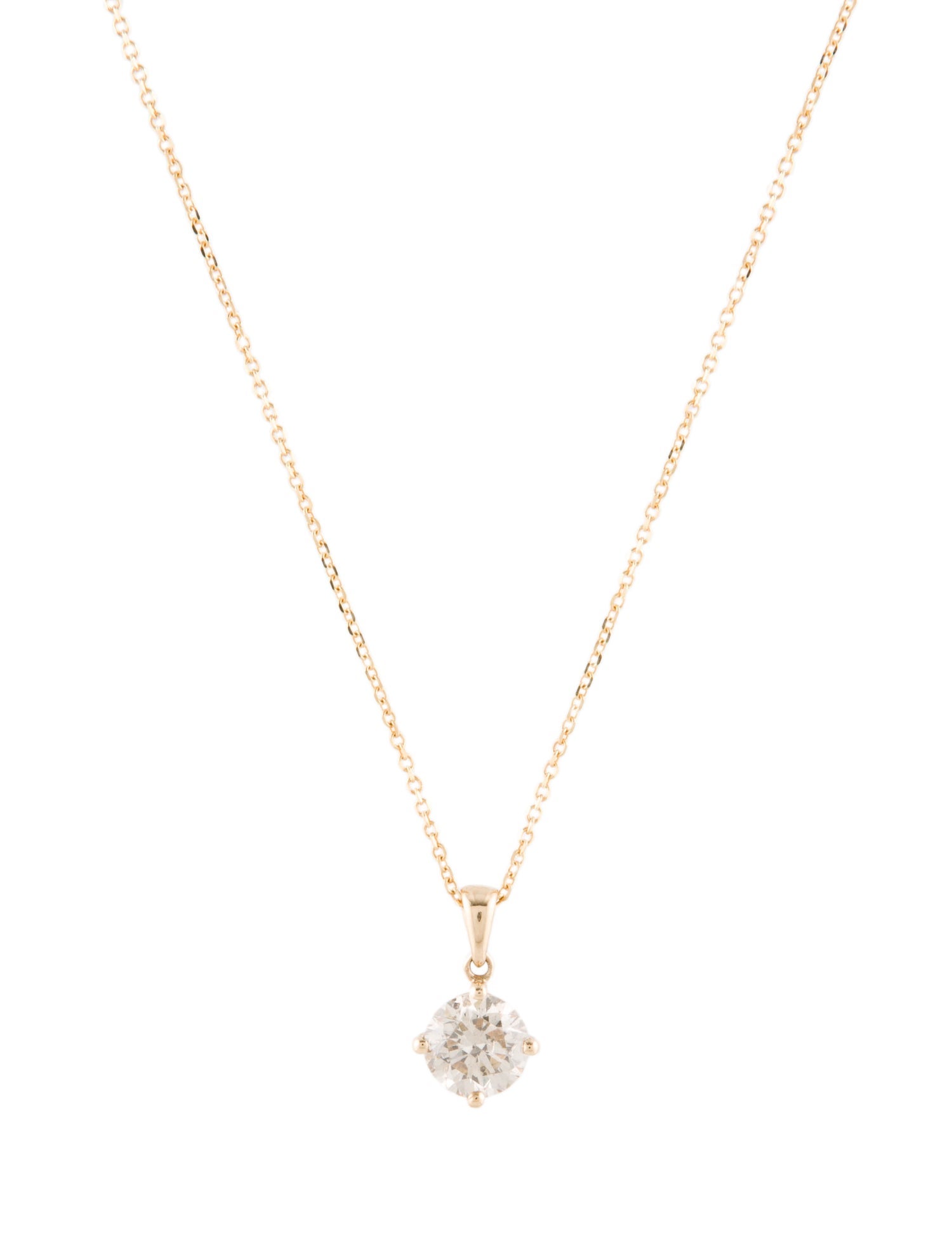 Tiffany & Co. 18K Diamond Victoria® Pendant Necklace - 18K Rose Gold ...