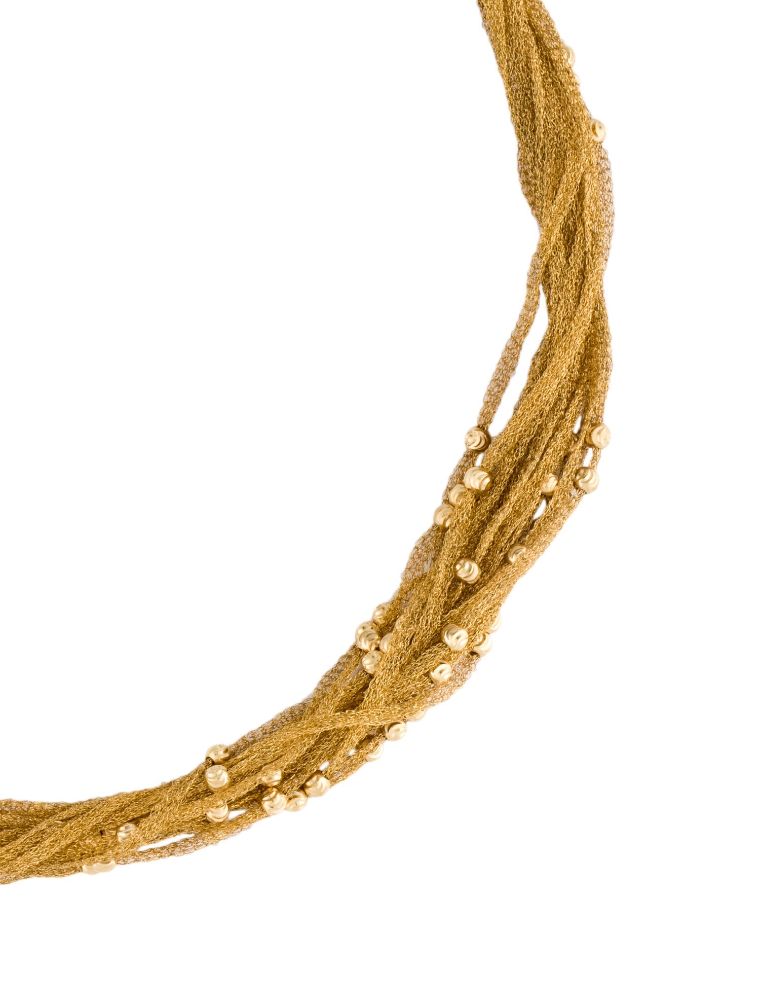 Necklace Calgaro 18K Mesh Multistrand Necklace - Collar, Necklaces ...