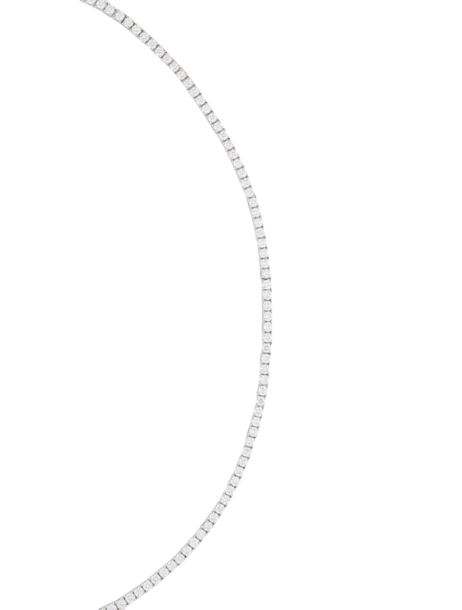 Necklace 14K 4.58 Lab Grown Diamond Tennis Necklace - Chain, Necklaces ...