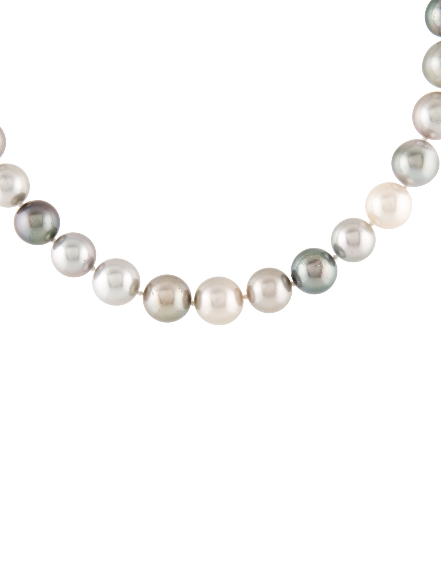 Uniform Object 18K Pearl & Diamond Bead Strand Necklace - 18K Yellow ...