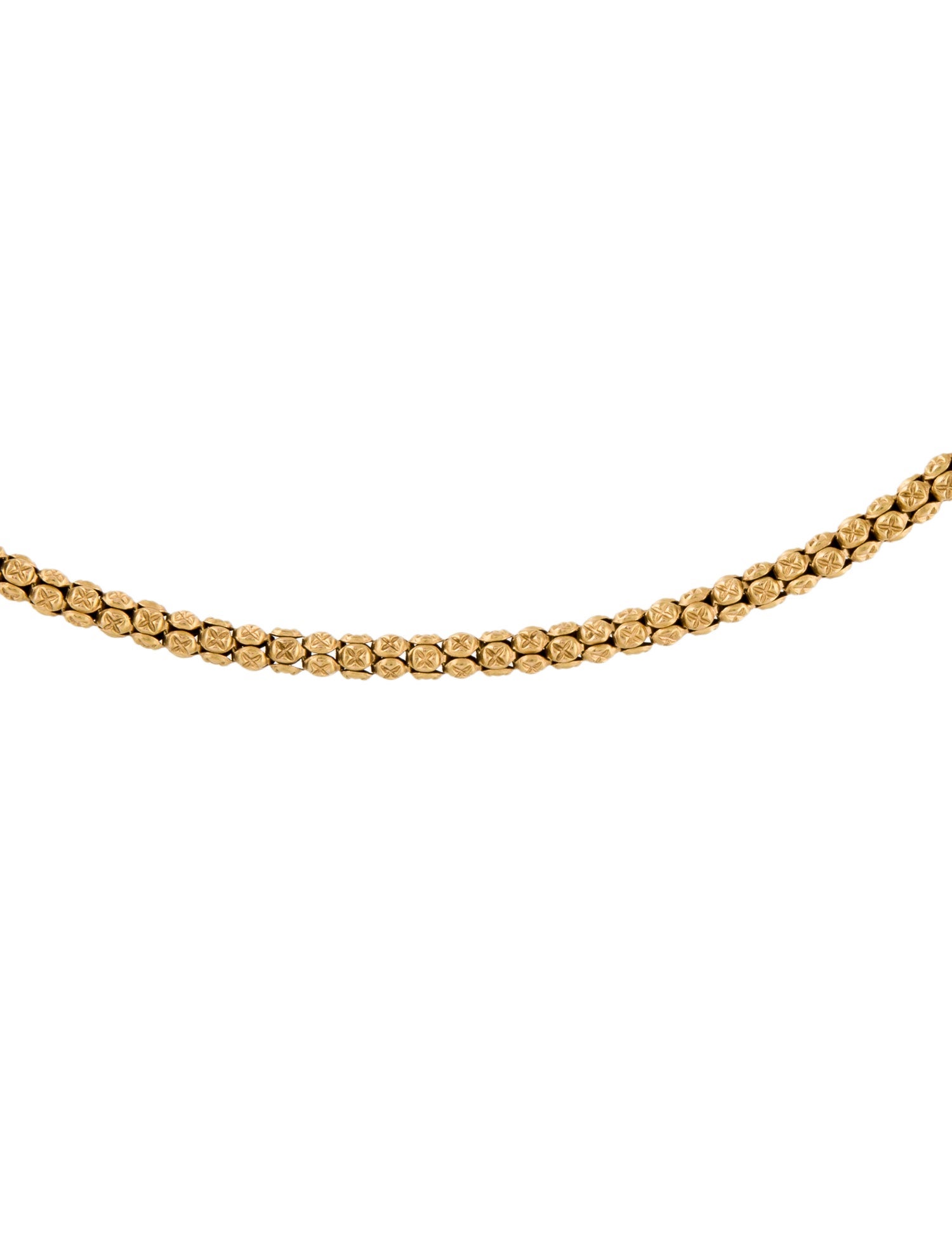 CHAIN 18K Tri-Tone Chain Necklace - 18K Yellow Gold Chain, Necklaces ...