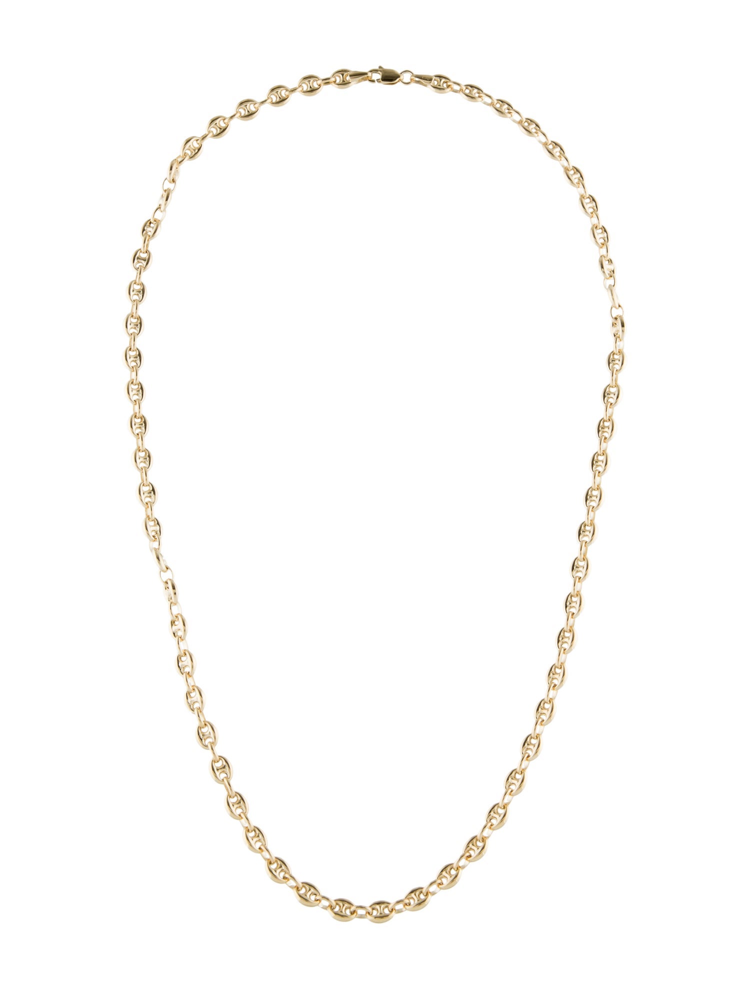 Necklace 17K Sapphire, Ruby & Diamond Toggle Clasp Oval Link Choker ...