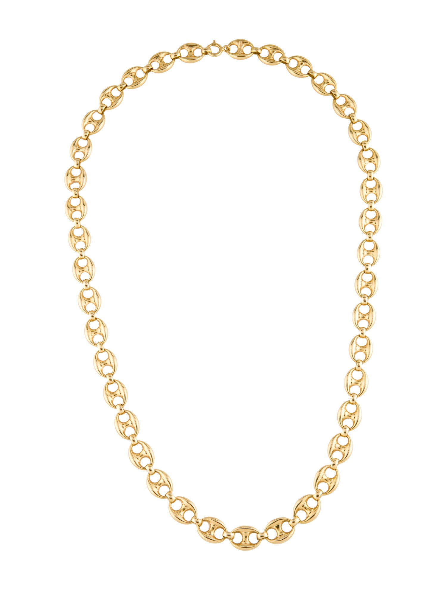 Roberto Coin 18K Alternating Fluted Paperclip Chain Necklace - 18K ...