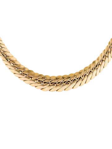 14K Flat Chain Necklace - Necklaces - NECKL26261 | The RealReal