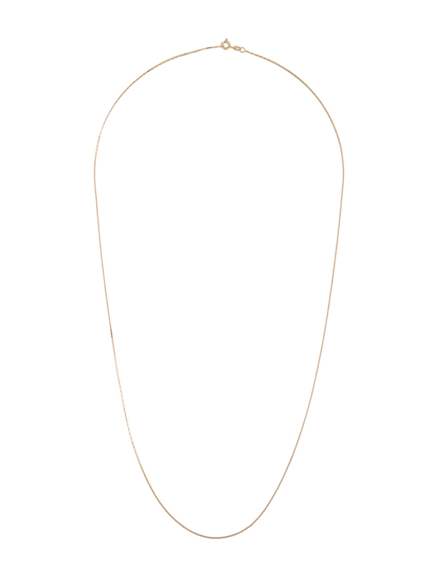 Necklace 14K Cobra Chain Necklace - 14K Yellow Gold Chain, Necklaces ...