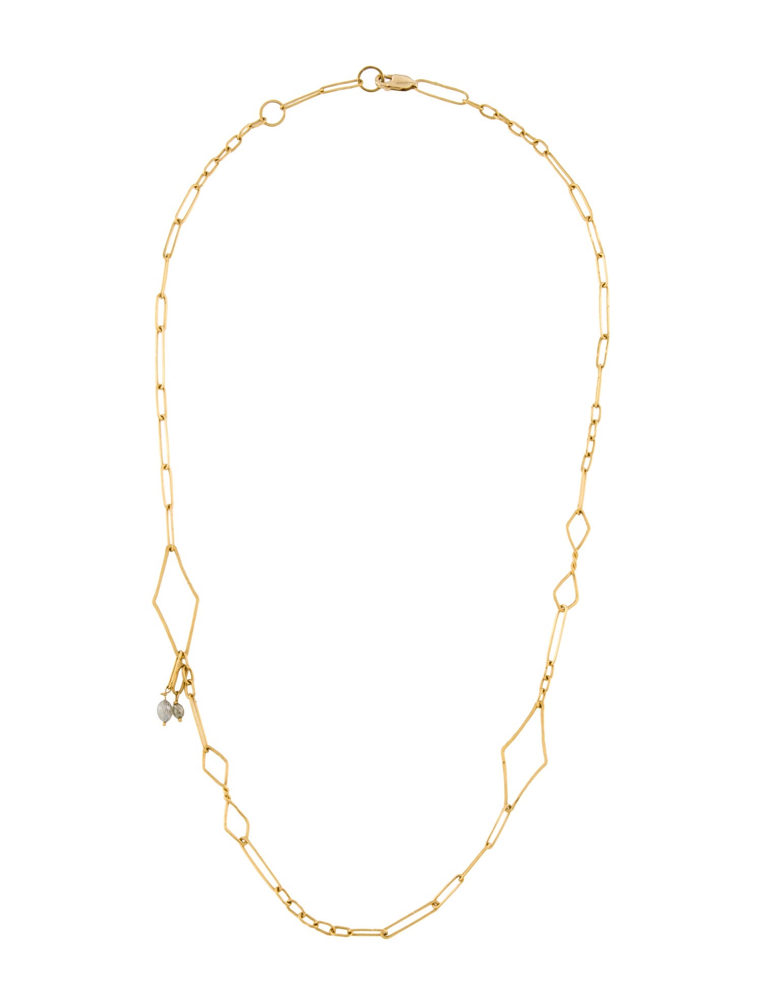 Anine Bing Gradual Chain Necklace - 14K Yellow Gold-Plated Chain ...