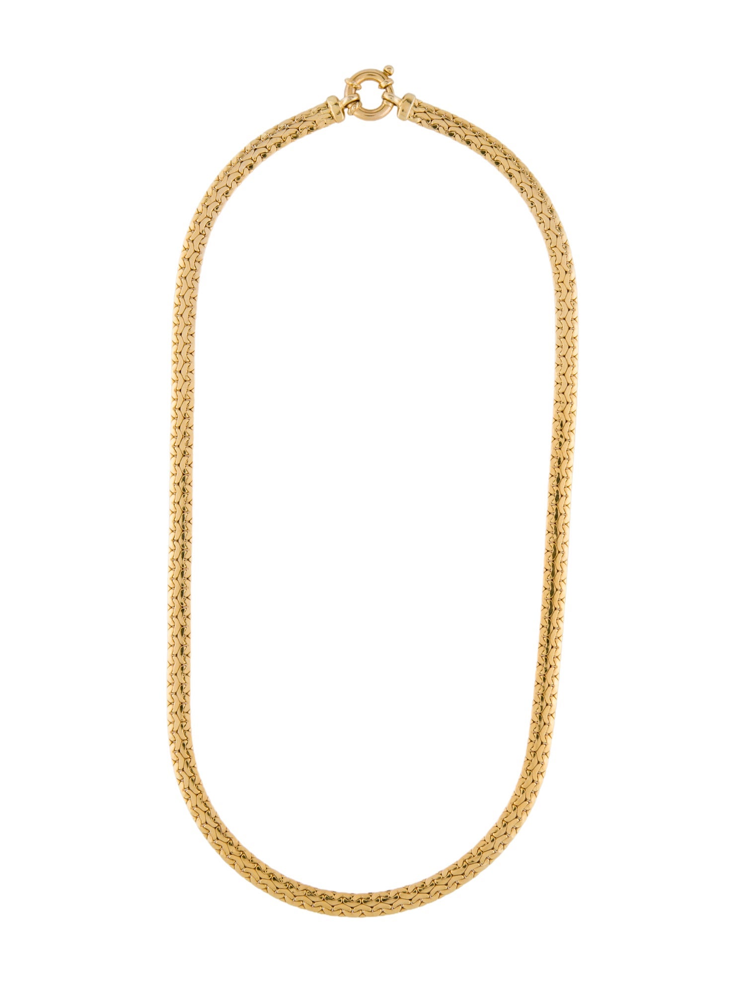 Necklace 14K Fancy Link Chain Neclace - 14K Yellow Gold Chain ...