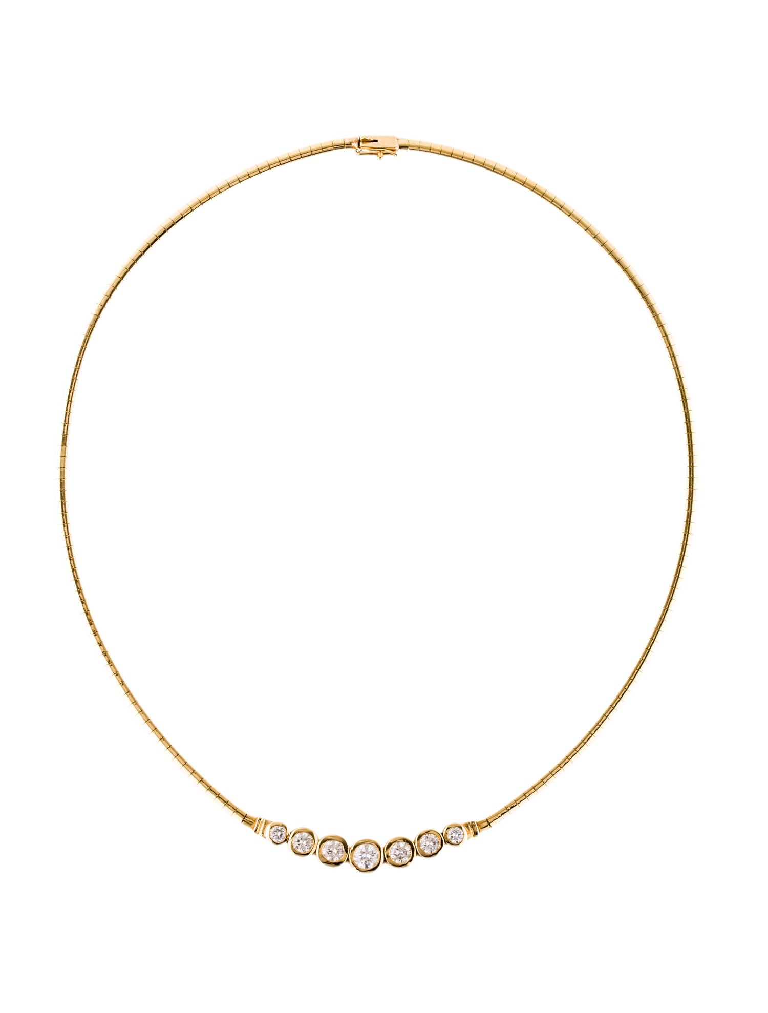 Necklace 14K Diamond Collar Necklace - Necklaces - NECKL36171 | The ...