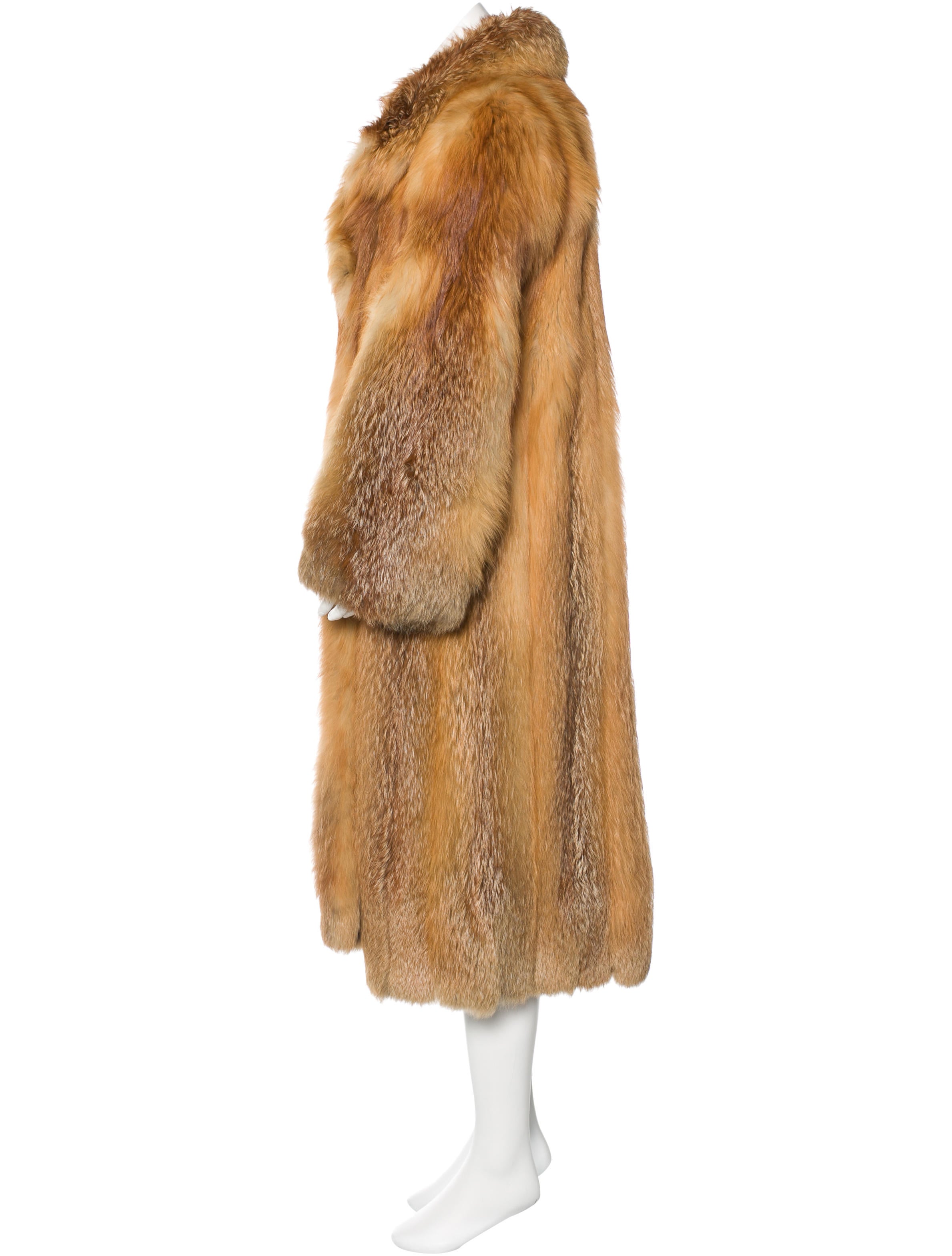 Neiman Marcus Long Fox Fur Coat - Neutrals Coats, Clothing - NEMRC20149 ...