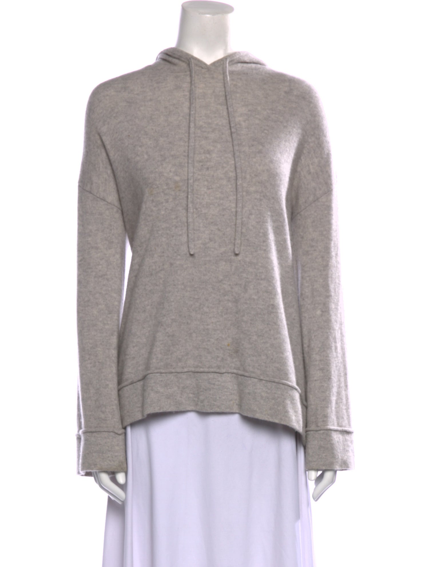 Neiman Marcus Cashmere Crew Neck Sweater - Grey Knitwear, Clothing ...