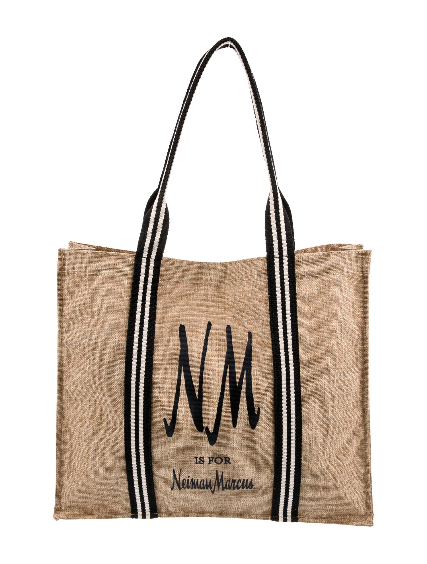 Neiman Marcus Canvas Tote Bag - Neutrals Totes, Handbags - NEMRC53824 ...