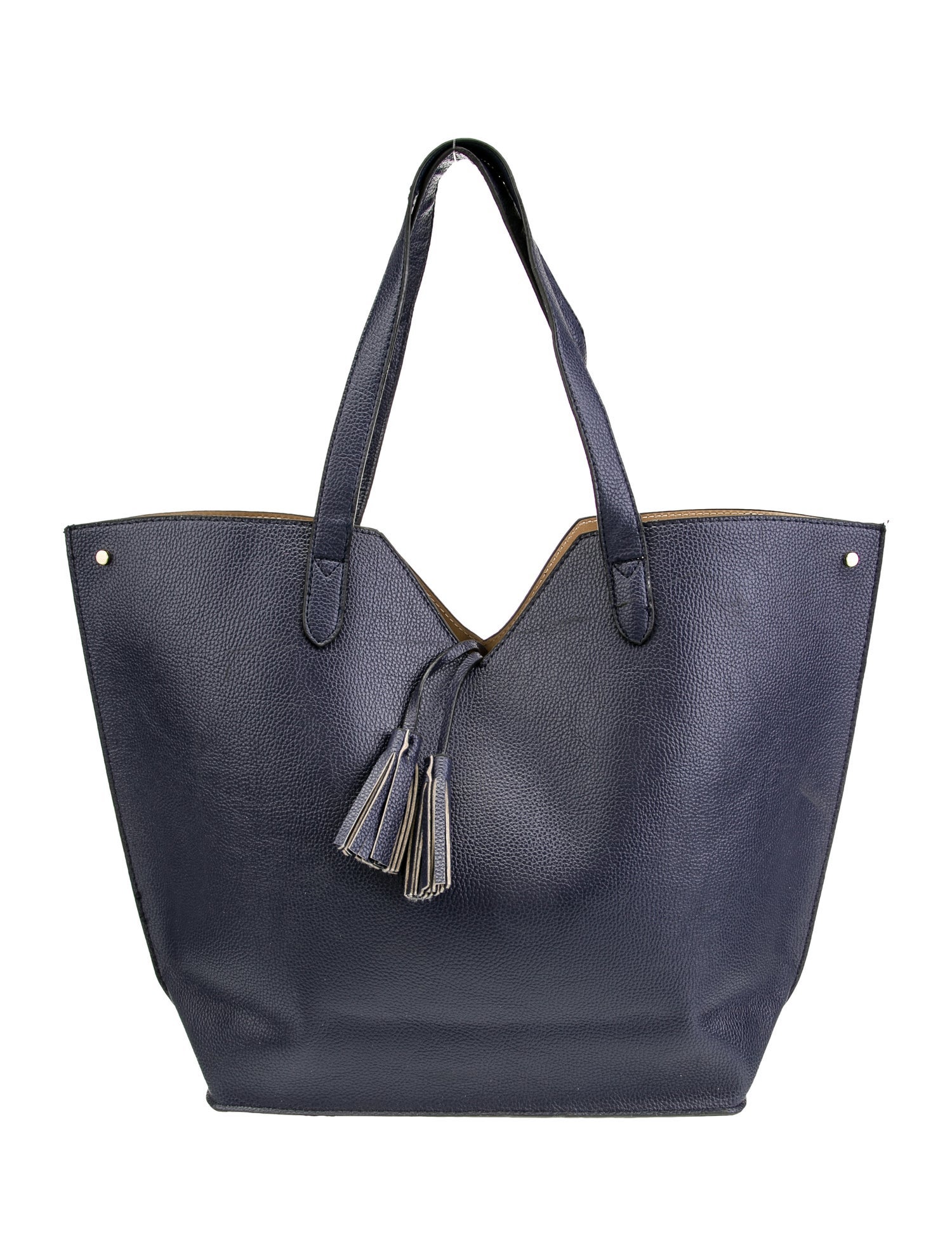 Neiman Marcus Leather Tote - Blue Totes, Handbags - NEMRC55771 | The ...