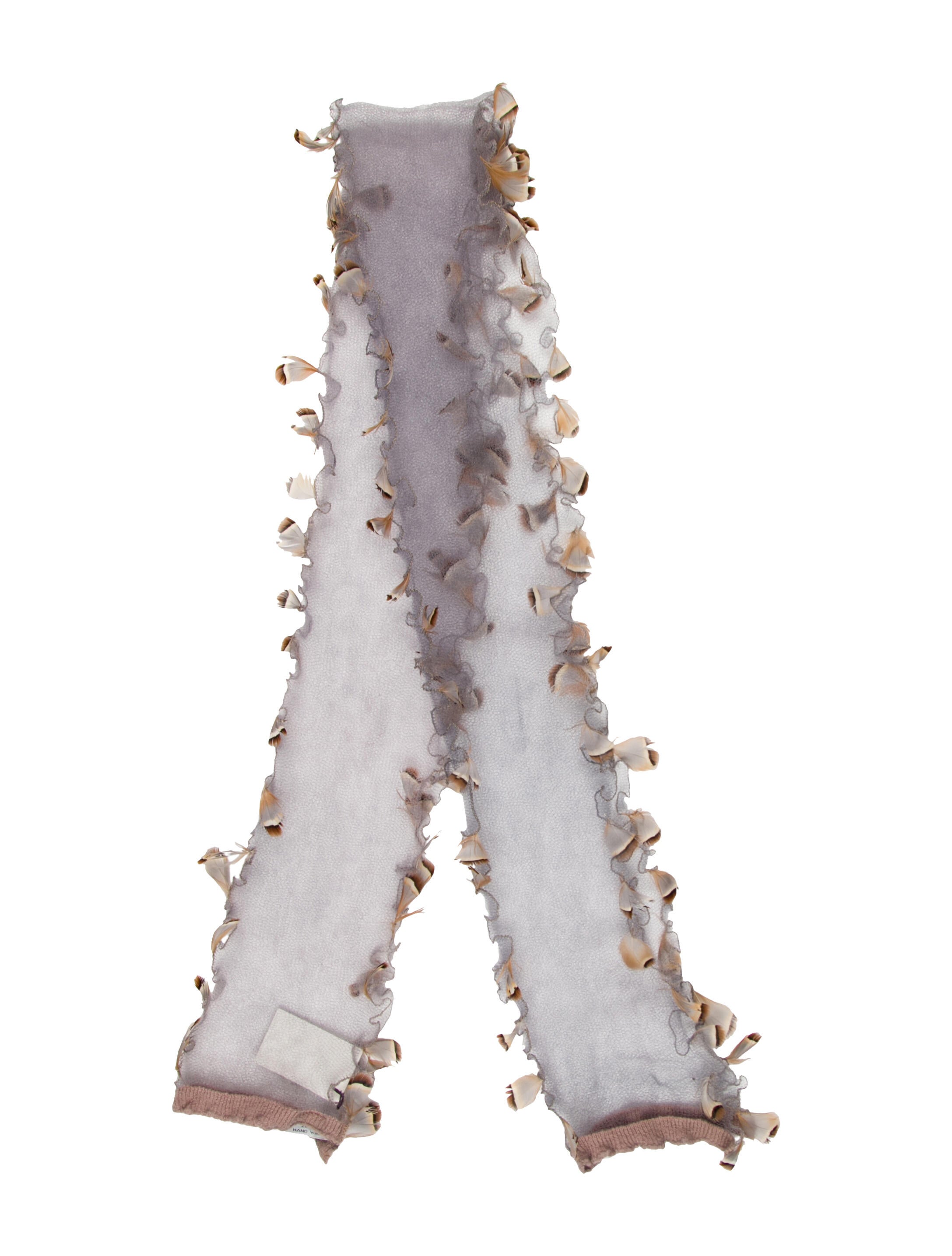 Neiman Marcus Nylon Printed Scarf w/ Tags - Neutrals Scarves and Shawls ...