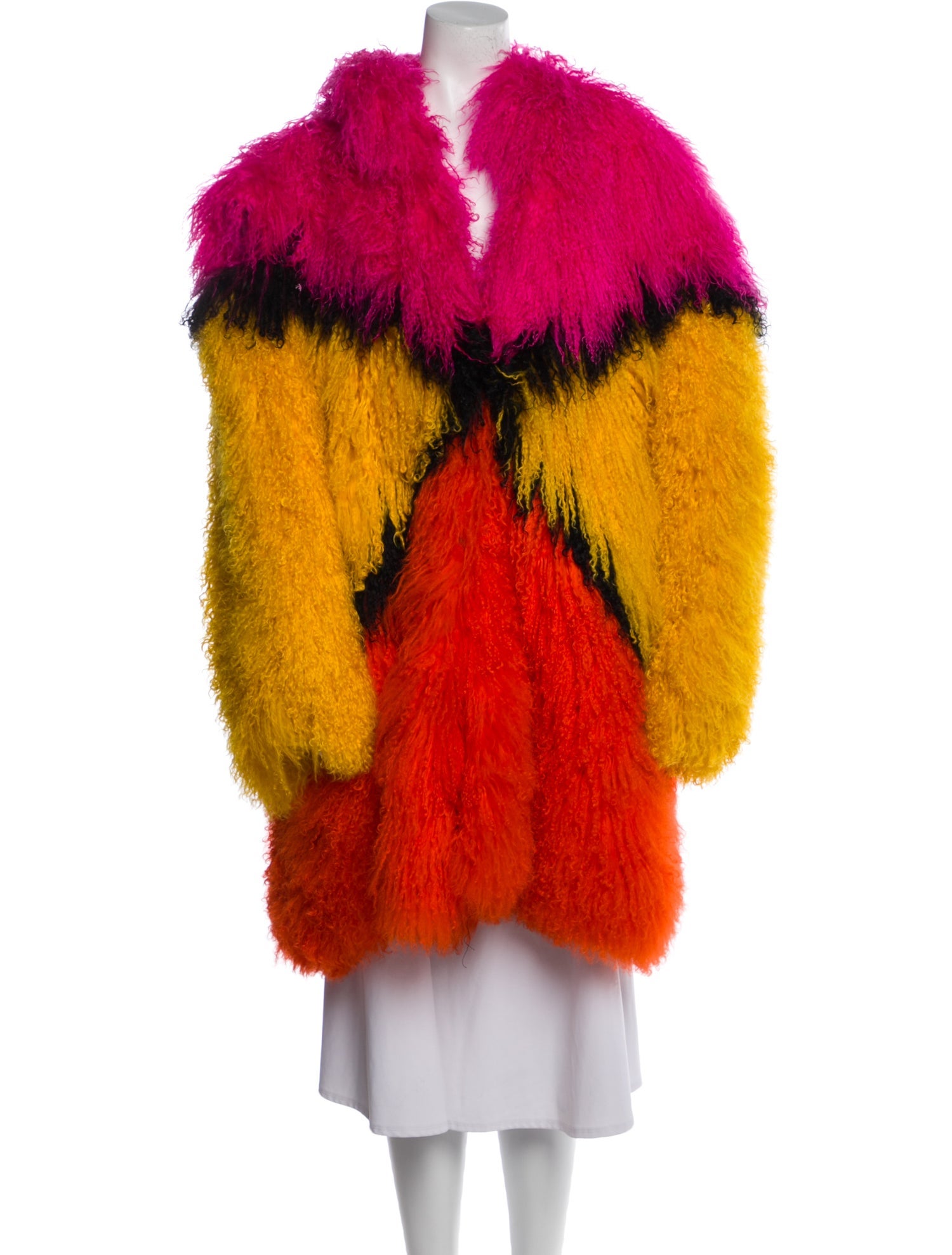 Neiman Marcus Fur Faux Fur Coat - Pink Coats, Clothing - NEMRC74387 ...