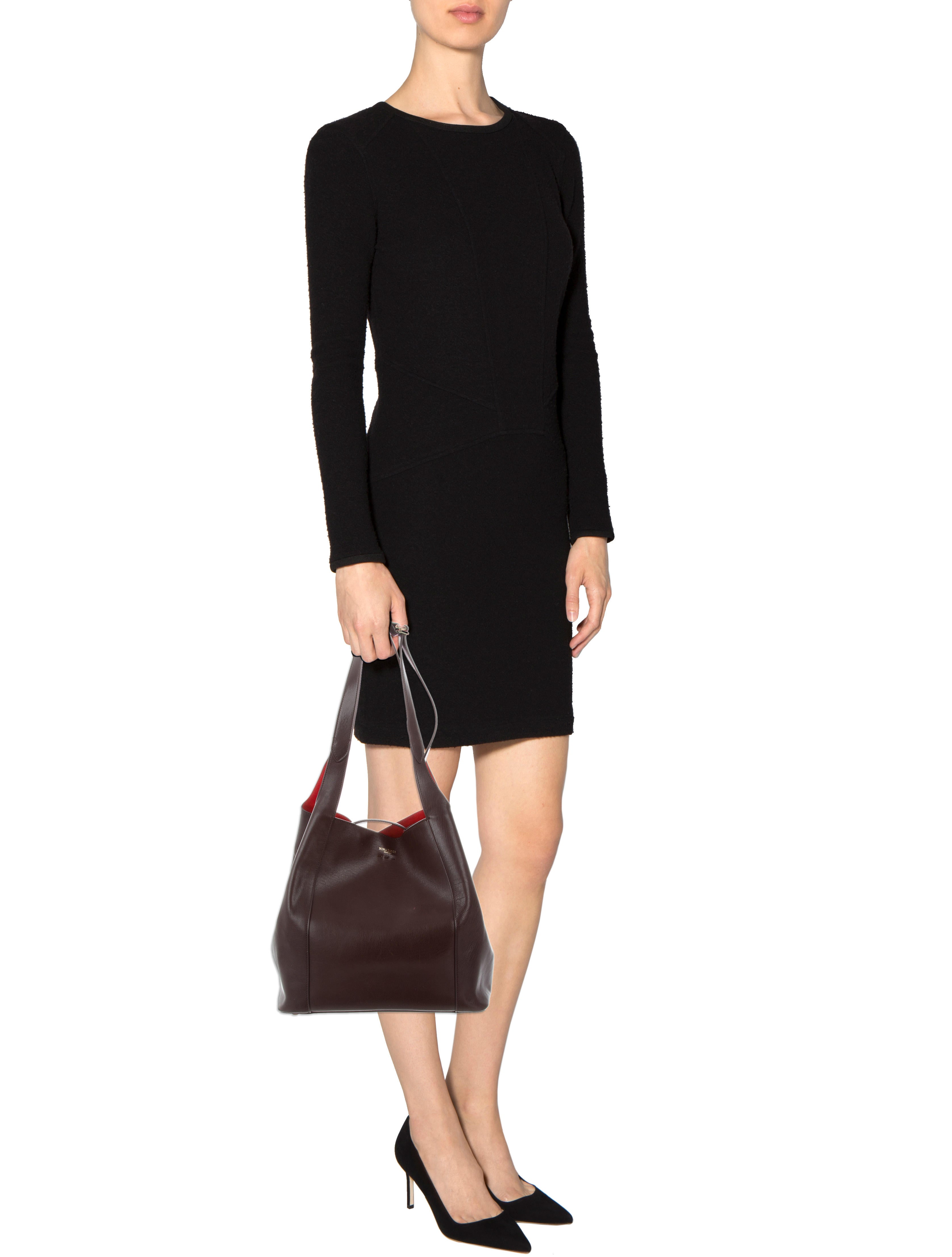 Nina Ricci Leather Faust Tote - Brown Totes, Handbags - NIN27276 | The ...