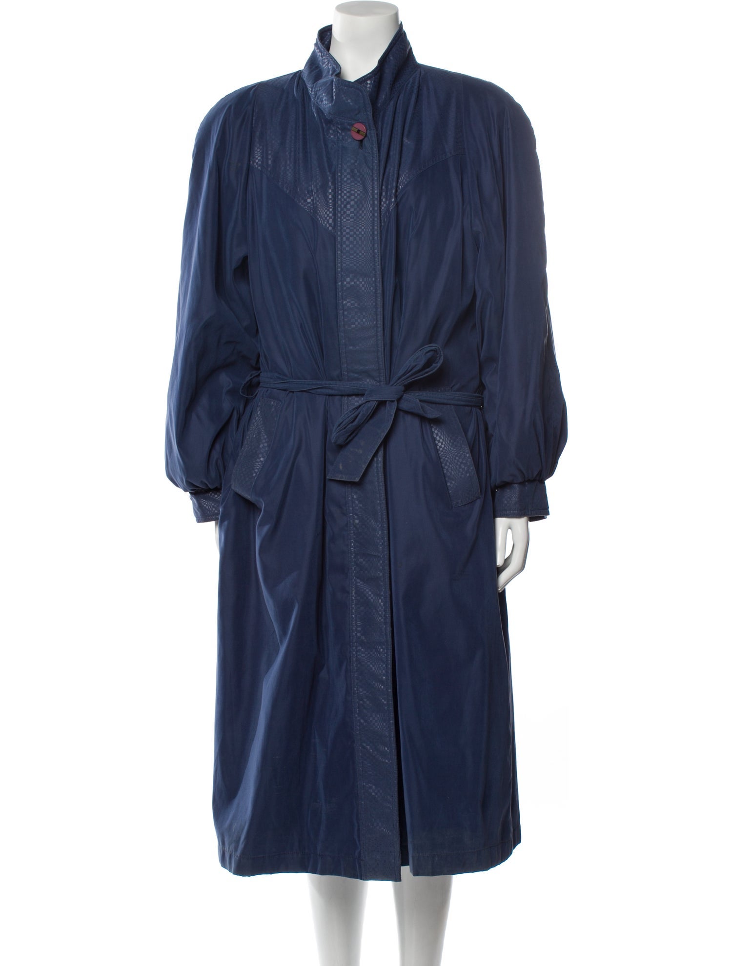 Nina Ricci Trench Coat - Blue Coats, Clothing - NIN46192 | The RealReal