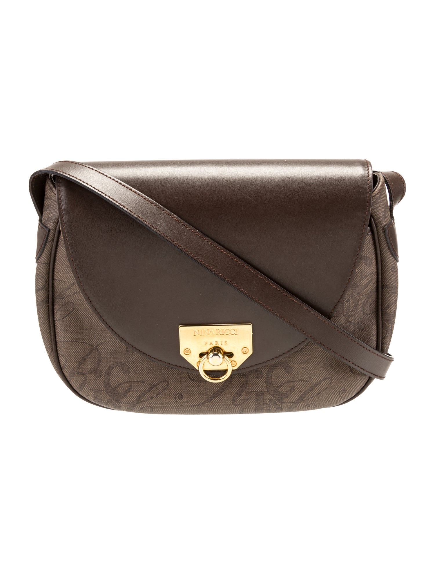 Nina Ricci Crossbody Bag - Brown Crossbody Bags, Handbags - NIN49177 ...