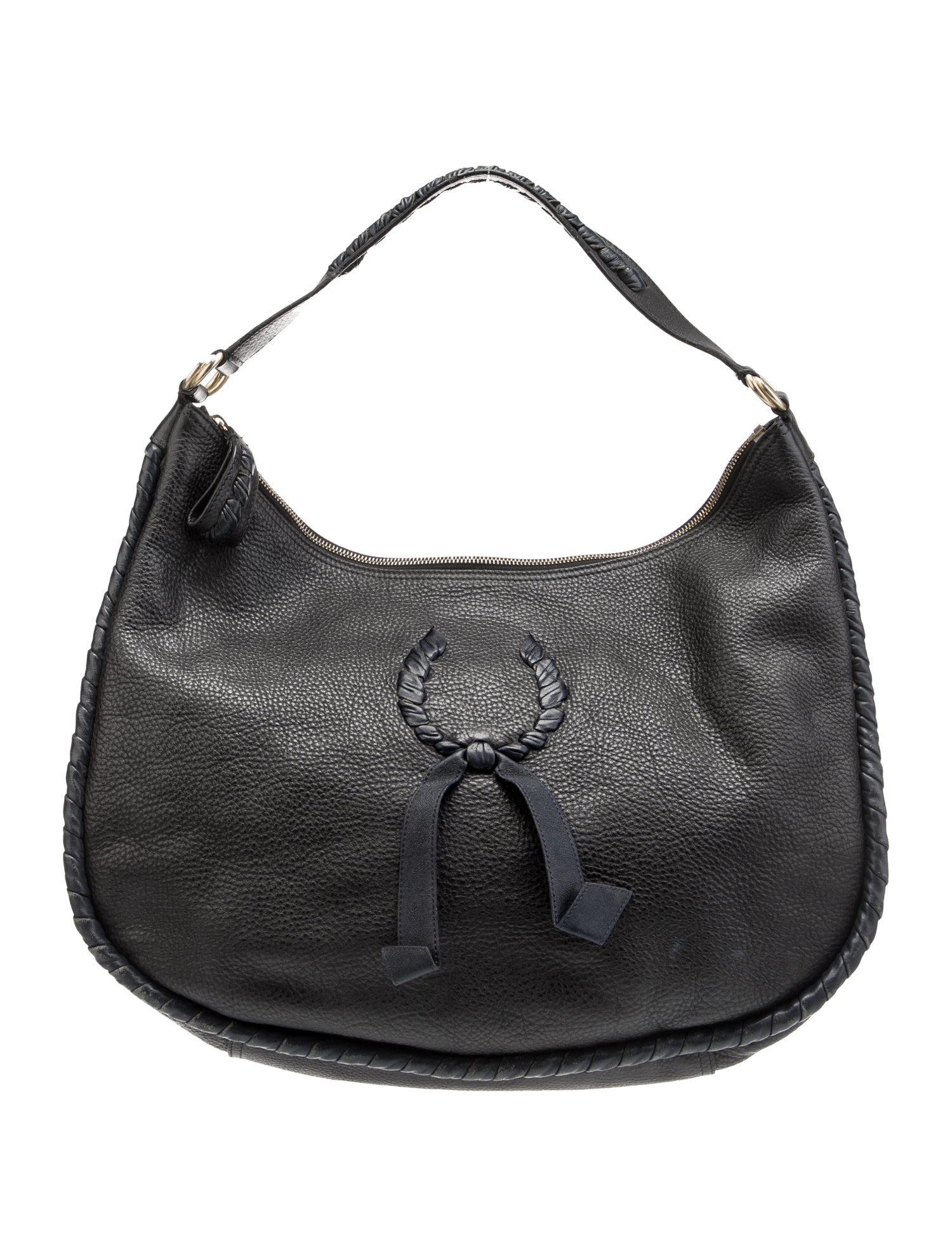 Nina Ricci Leather Hobo - Black Bucket Bags, Handbags - NIN49463 | The ...