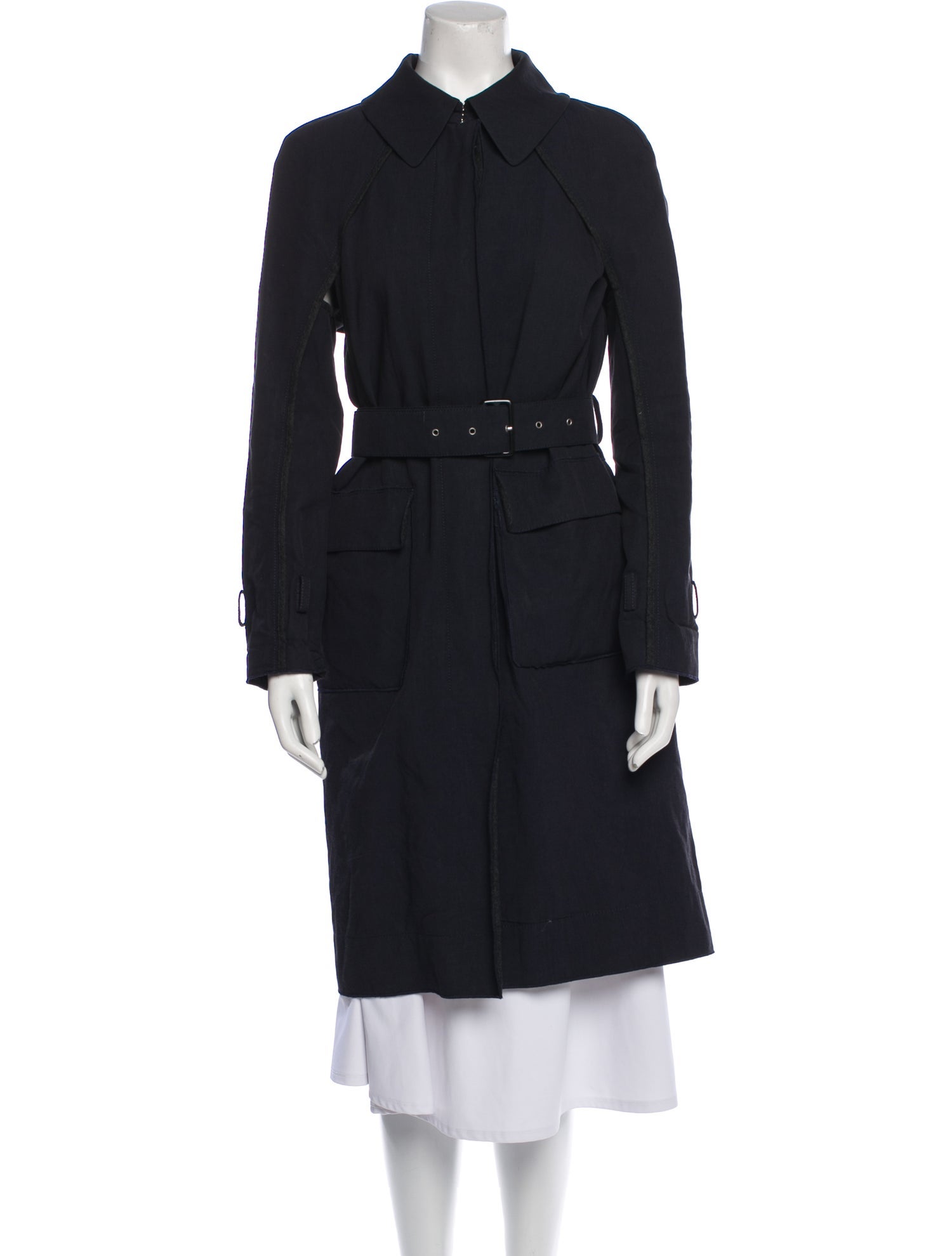 Nina Ricci Trench Coat - Blue Coats, Clothing - NIN49710 | The RealReal