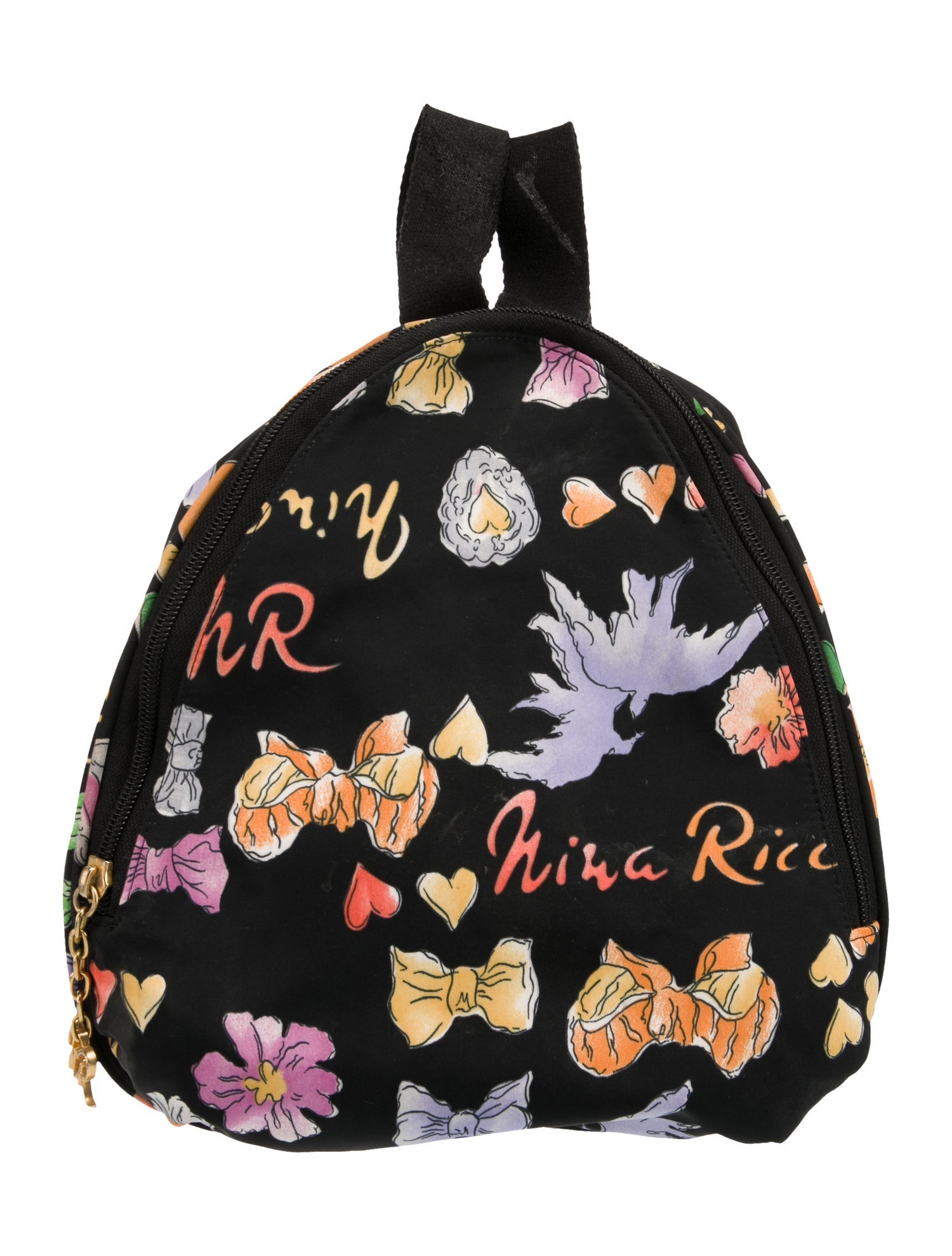 Nina Ricci Canvas Backpack - Black Backpacks, Handbags - NIN50531 | The ...