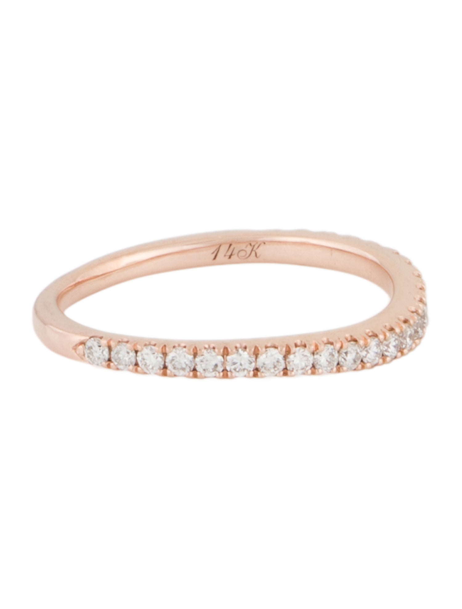 Neil Lane 14K Diamond Wedding Band - 14K Rose Gold Wedding Band, Rings ...