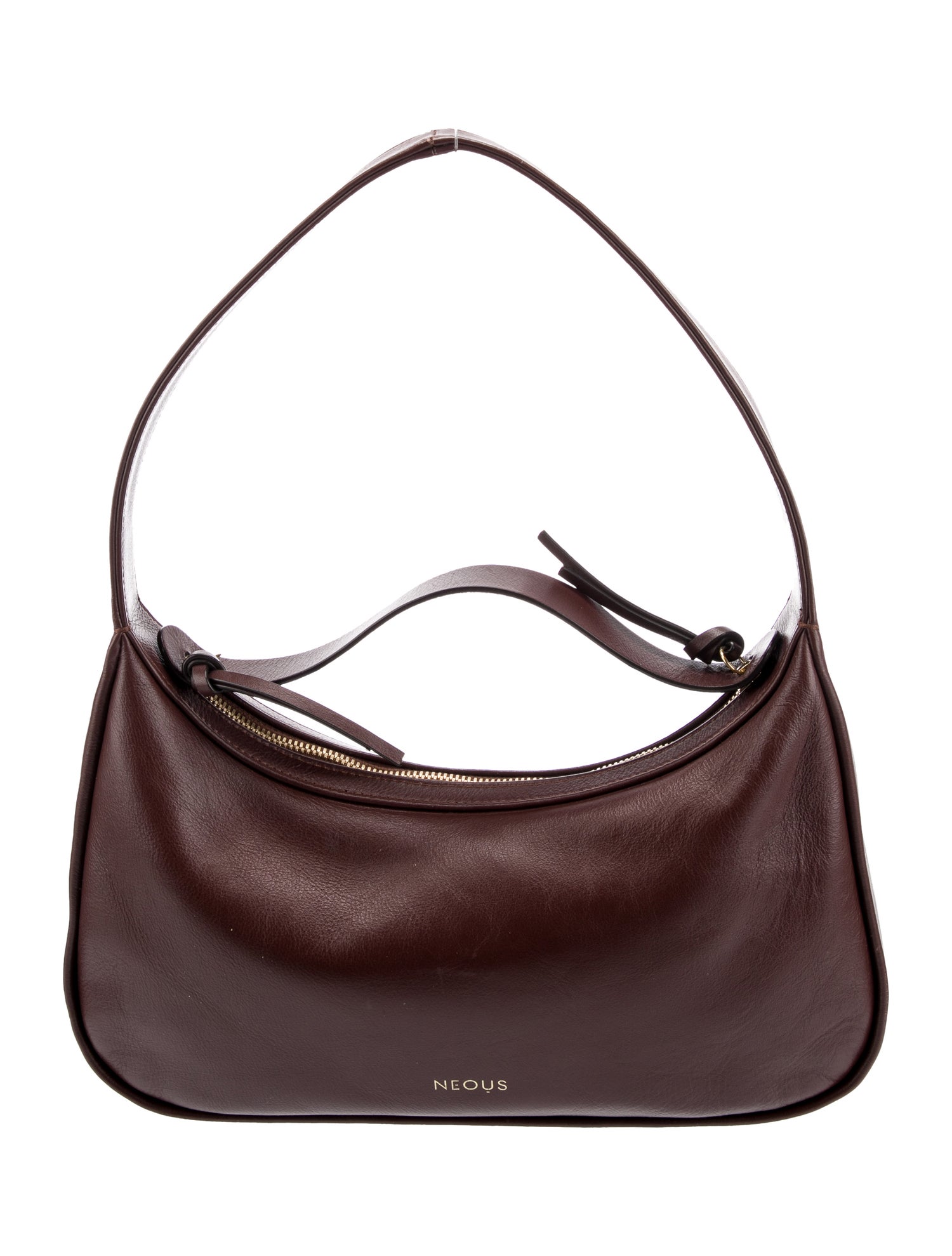 Neous Leather Shoulder Bag - Burgundy Shoulder Bags, Handbags ...
