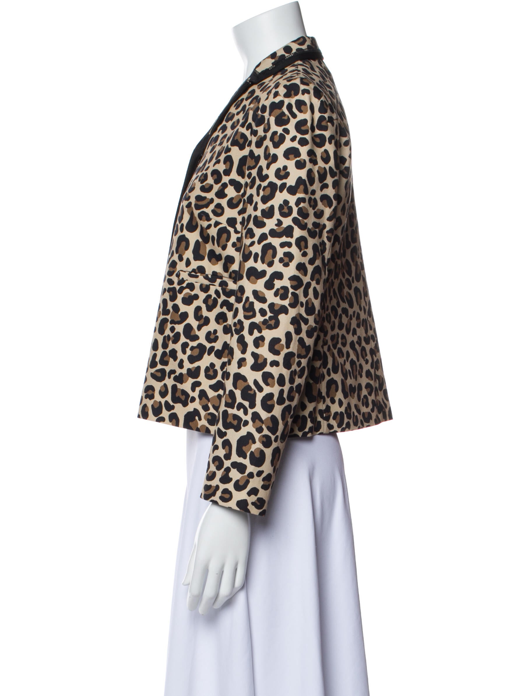 St. John Tweed Pattern Blazer - Black Jackets, Clothing - STJ247496 ...