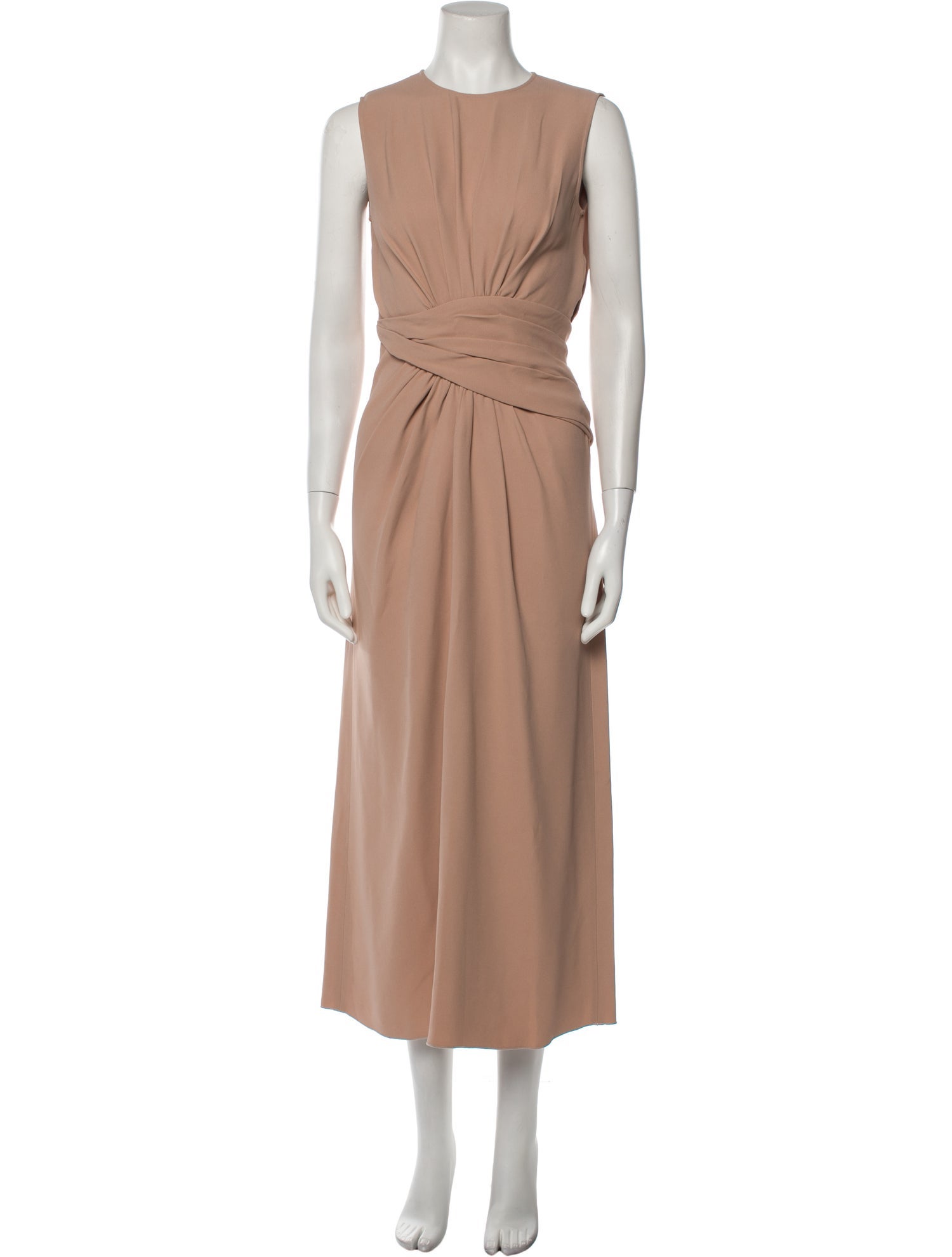 Nº 21 Crew Neck Long Dress - Neutrals Dresses, Clothing - NO233537 ...