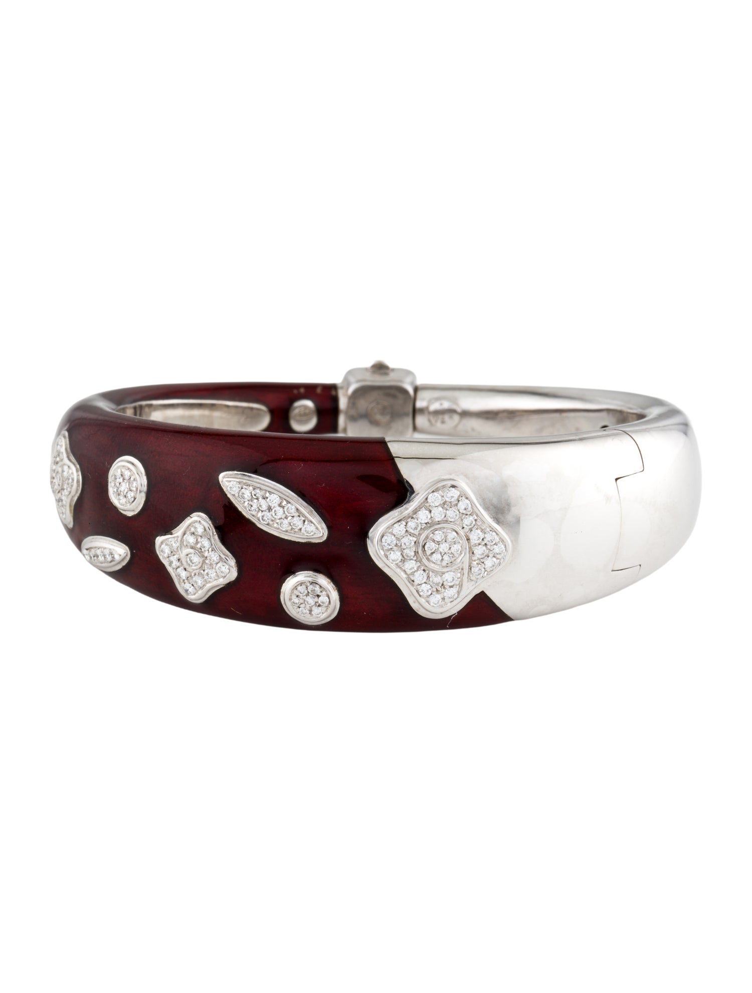 La Nouvelle Bague Diamond & Enamel Bangle - Bangle, Bracelets ...
