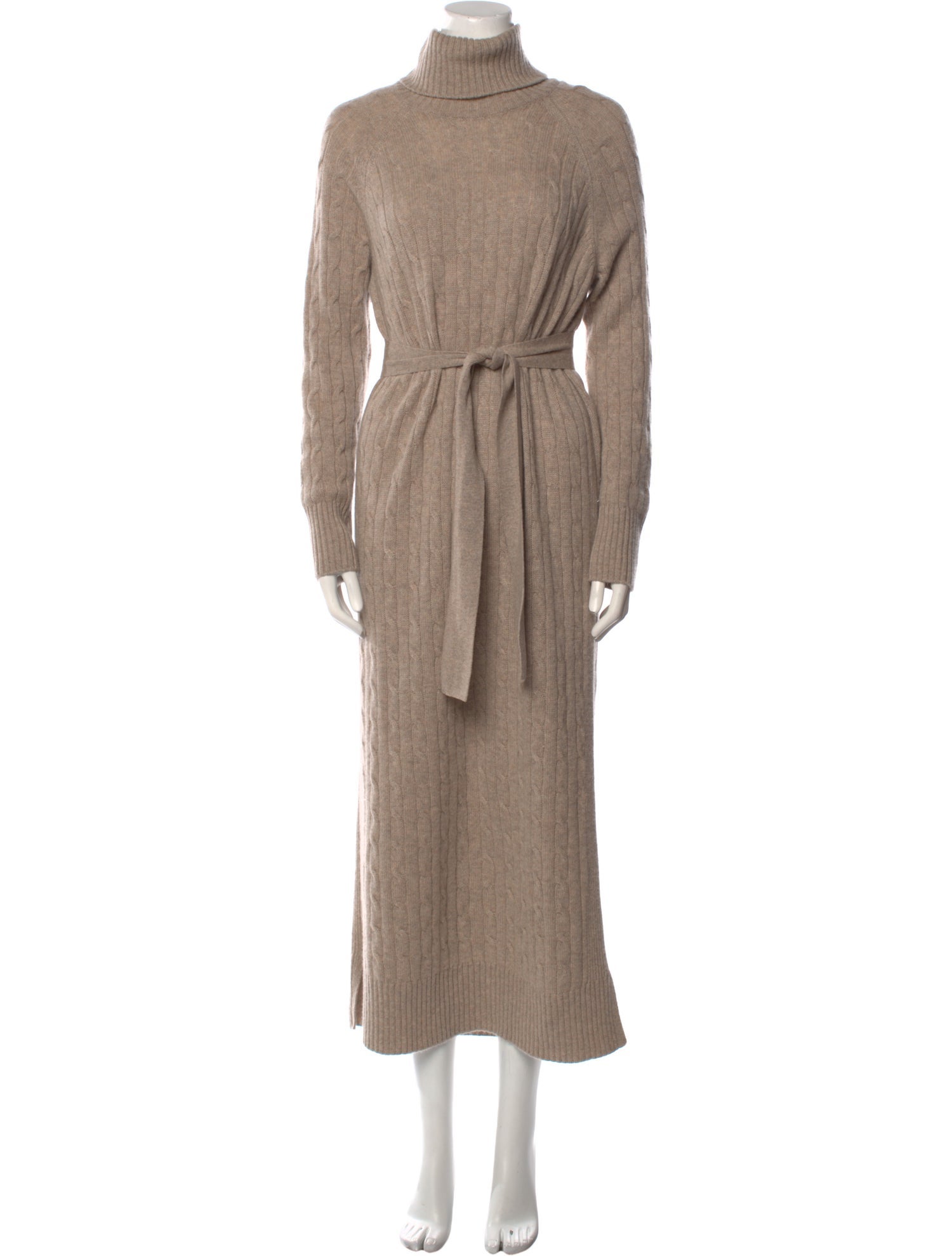 N. Peal Cashmere Long Dress - Neutrals Dresses, Clothing - NPEAL22607 ...