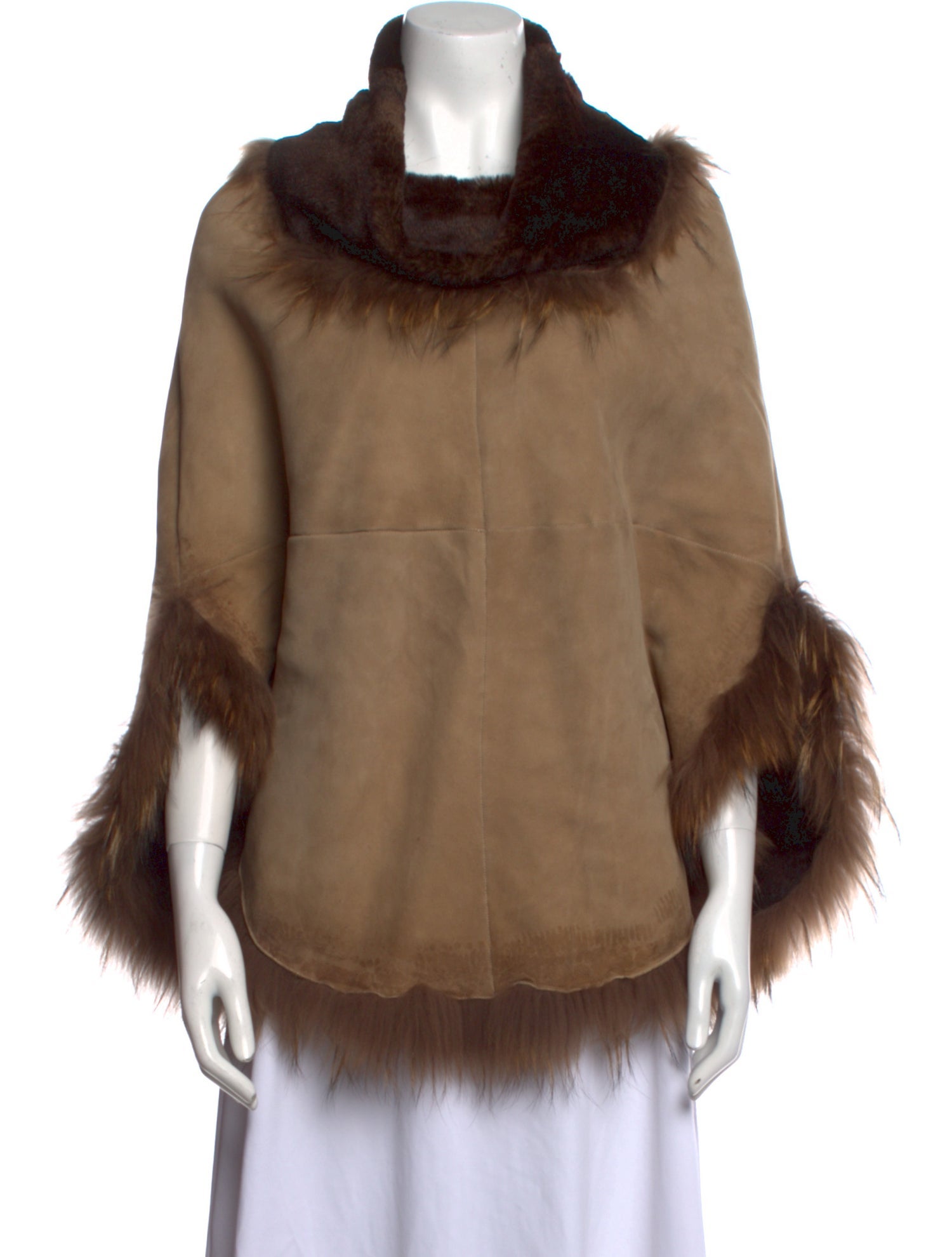 Nigel Preston & Knight Lambskin Cape - Neutrals Jackets, Clothing ...