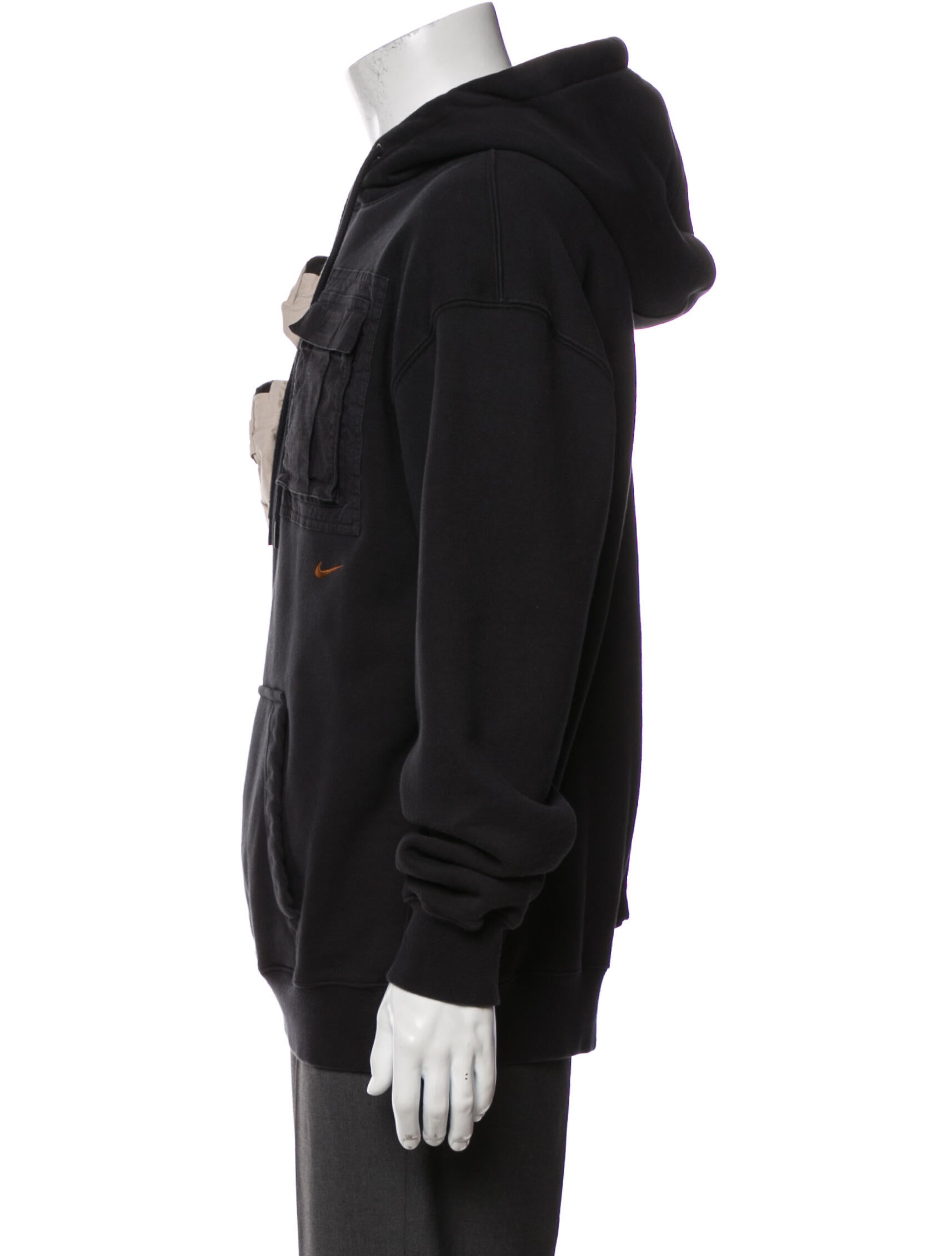 Nike x Travis Scott Cactus Jack Crew Neck Hoodie - Black Sweatshirts ...