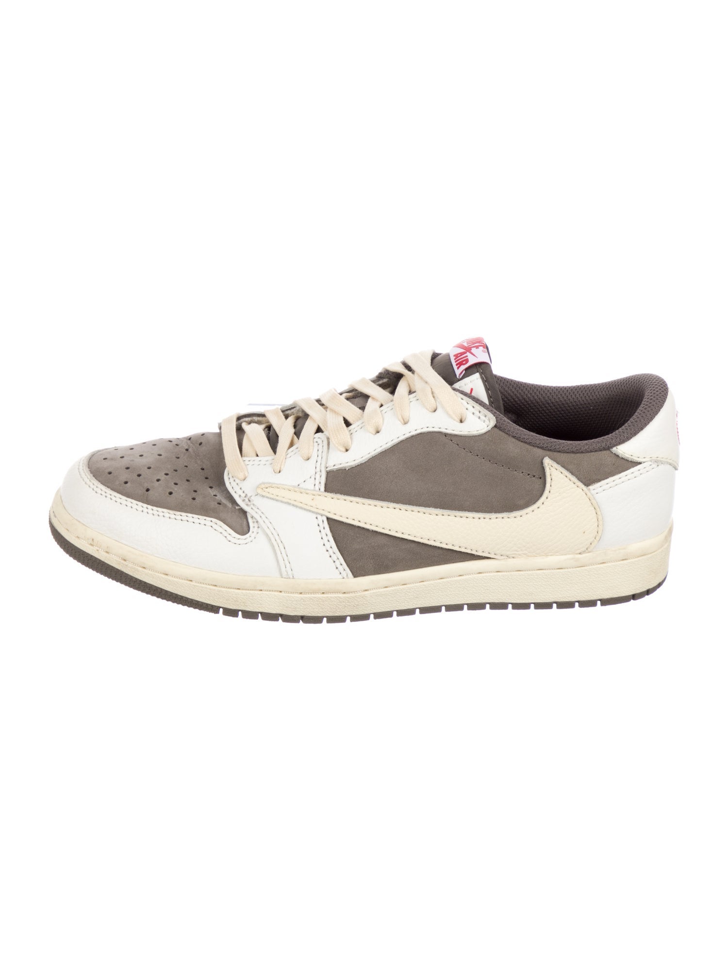 Nike x Travis Scott 1 Retro Low OG SP Reverse Mocha Sneakers - Grey ...