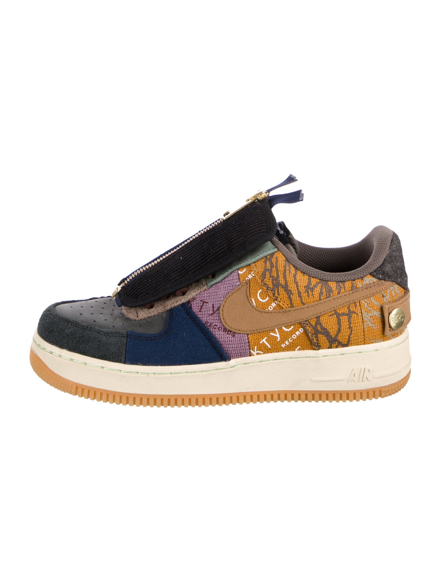 Nike x Travis Scott Air Force 1 Sneakers - Blue Sneakers, Shoes ...