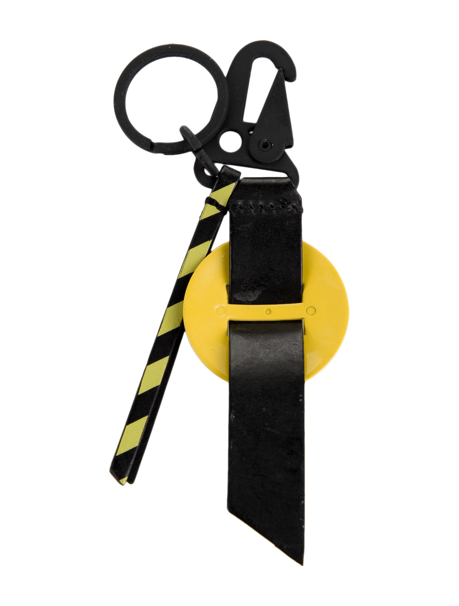 Off-White c/o Virgil Abloh Diagonal Western Keychain w/ Tags - Black ...