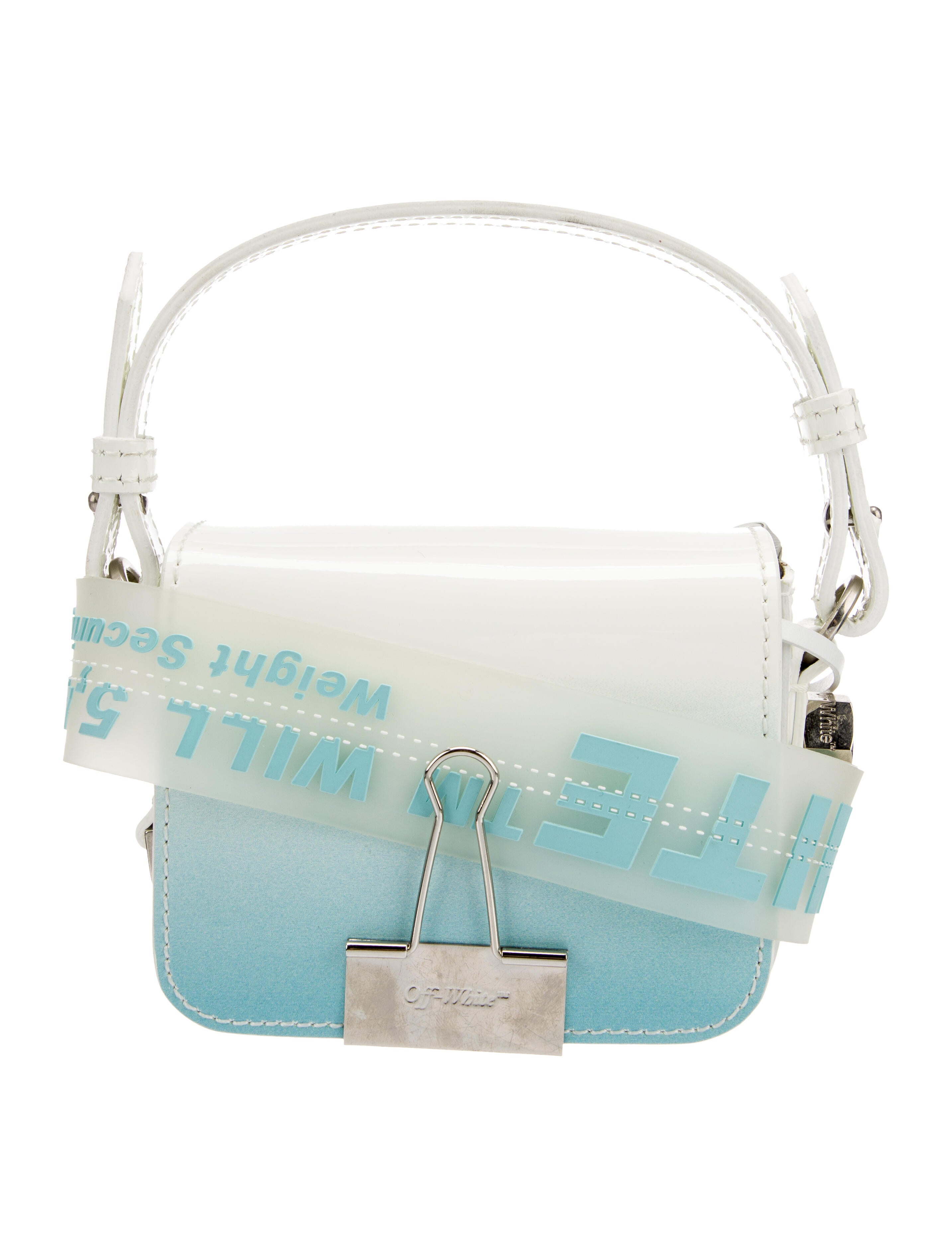 Off-White c/o Virgil Abloh Degrade Baby Flap Bag - White Mini Bags ...