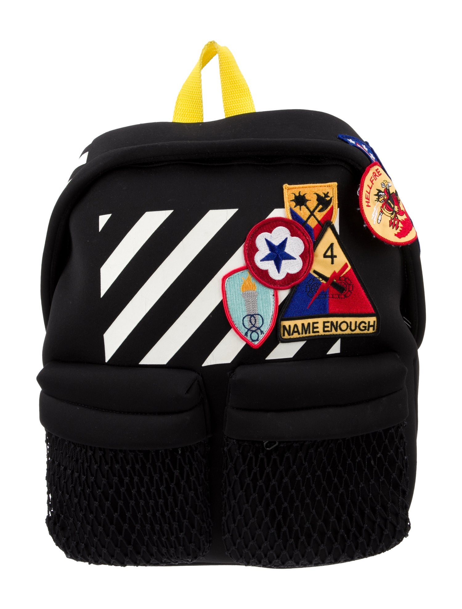 Off-White Neoprene Patches Backpack - Black Backpacks, Bags ...