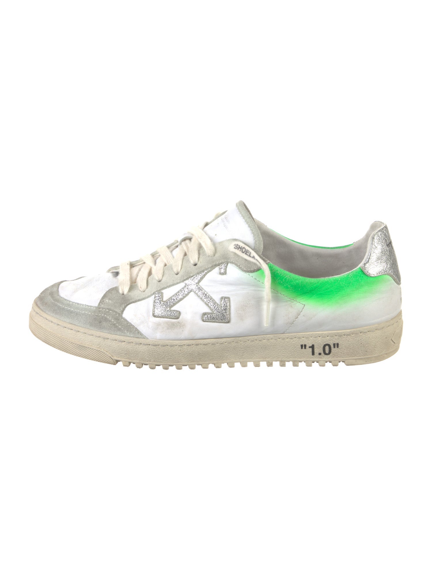 Off-White Cup Sole 1.0 Sneakers - Grey Sneakers, Shoes - OFFVA63019 ...
