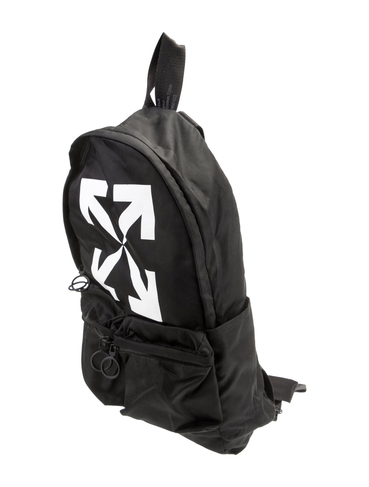 Off-White Arrows Backpack w/ Tags - Black Backpacks, Bags - OFFVA63764 ...