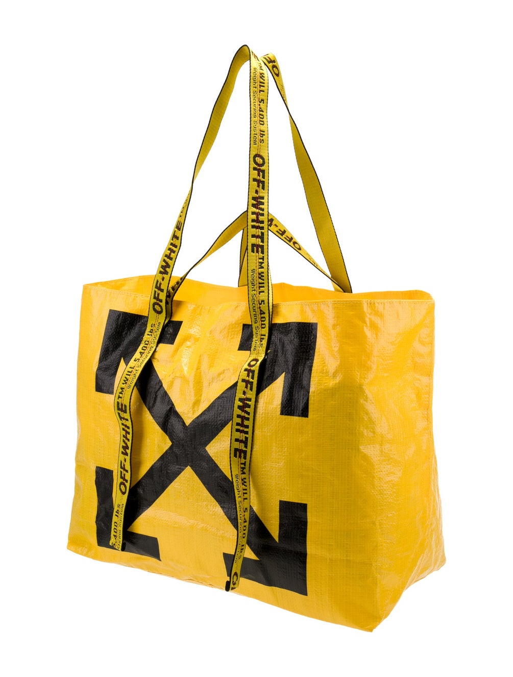 Off-White Arrow Commercial Tote Bag - Yellow Totes, Handbags ...