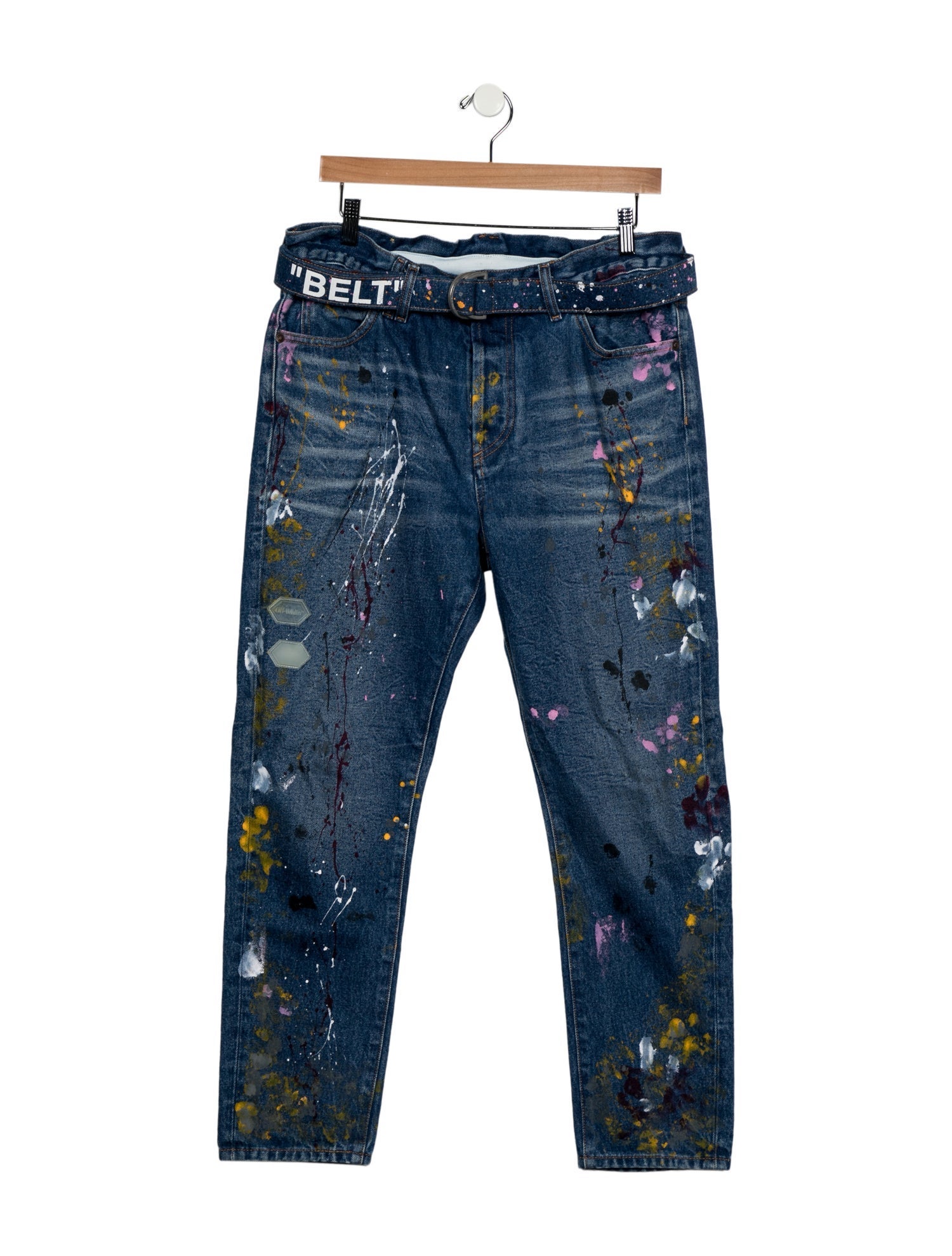Off-White 2019 Skinny Jeans - Blue, 11.75" Rise Jeans, Clothing ...