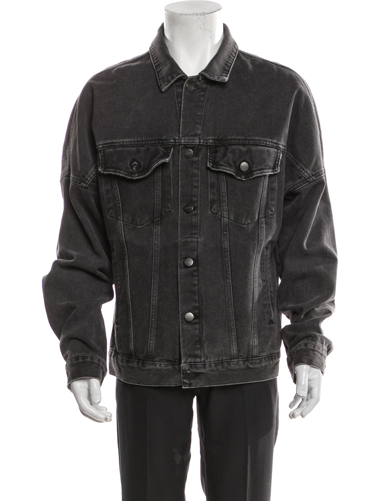 Palm Angels Denim Jacket - Black Outerwear, Clothing - OFFVA73004 | The ...