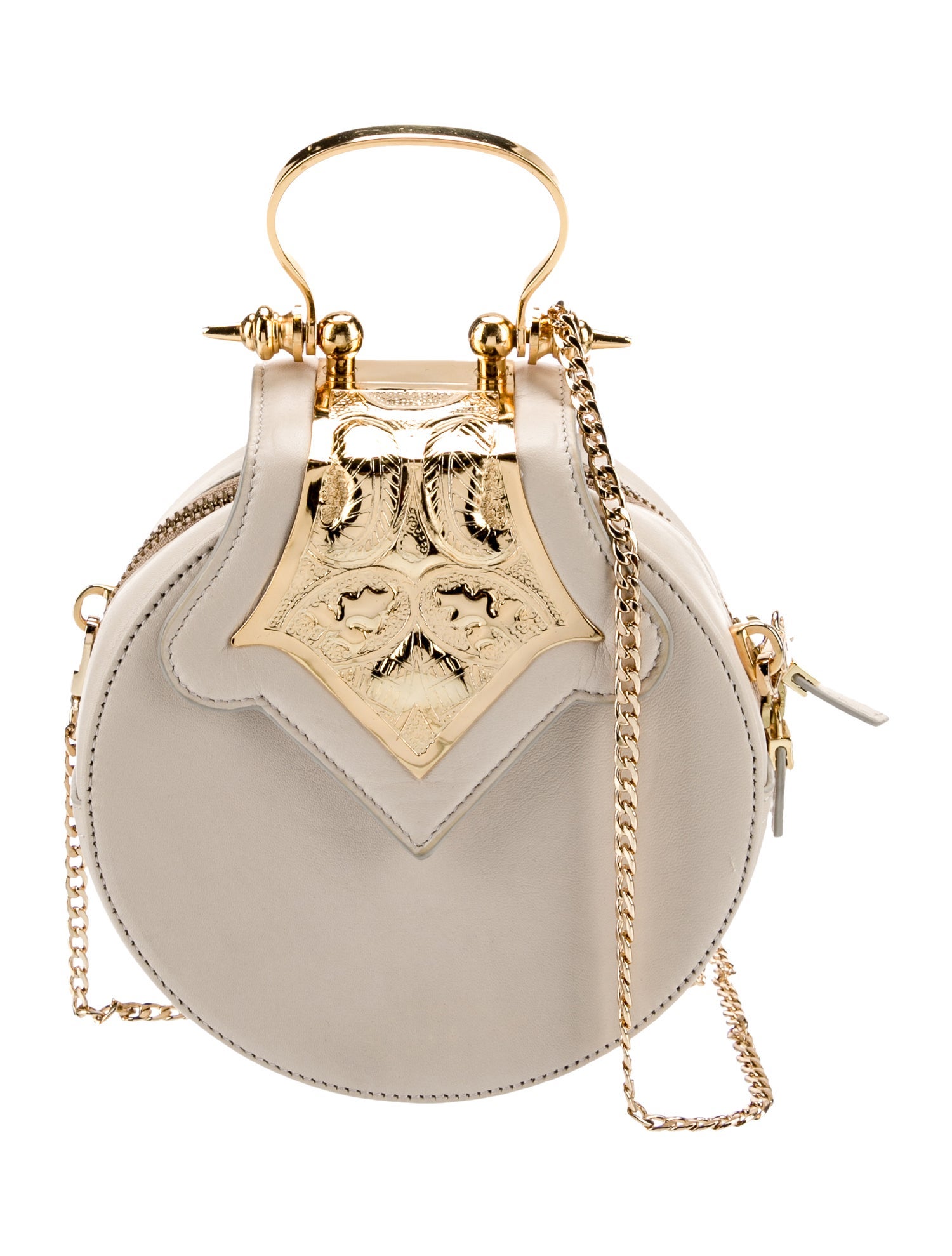 Okhtein Leather Bucket Bag - Neutrals Crossbody Bags, Handbags ...