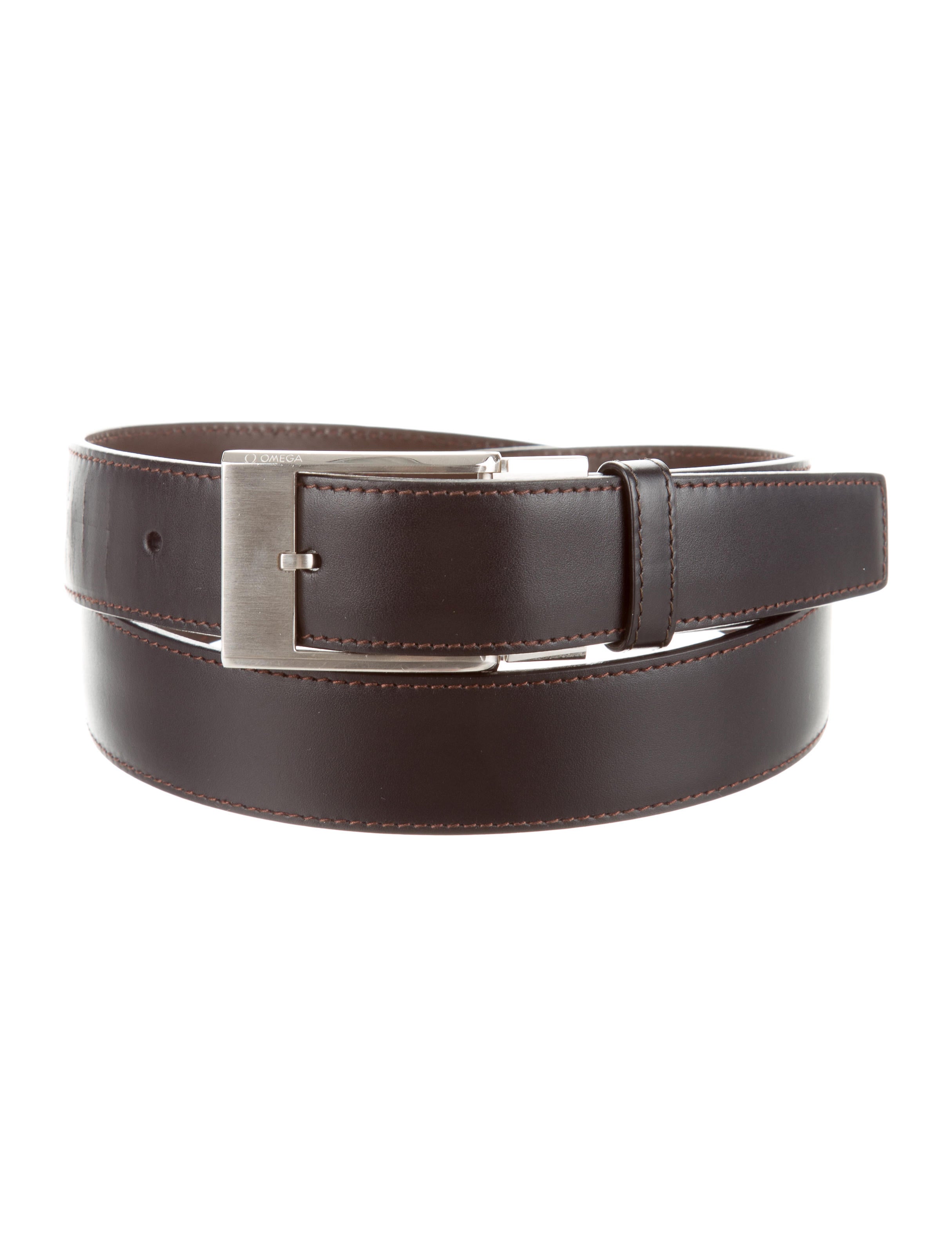 Omega Leather Buckled Belt - Accessories - OMG20357 | The RealReal