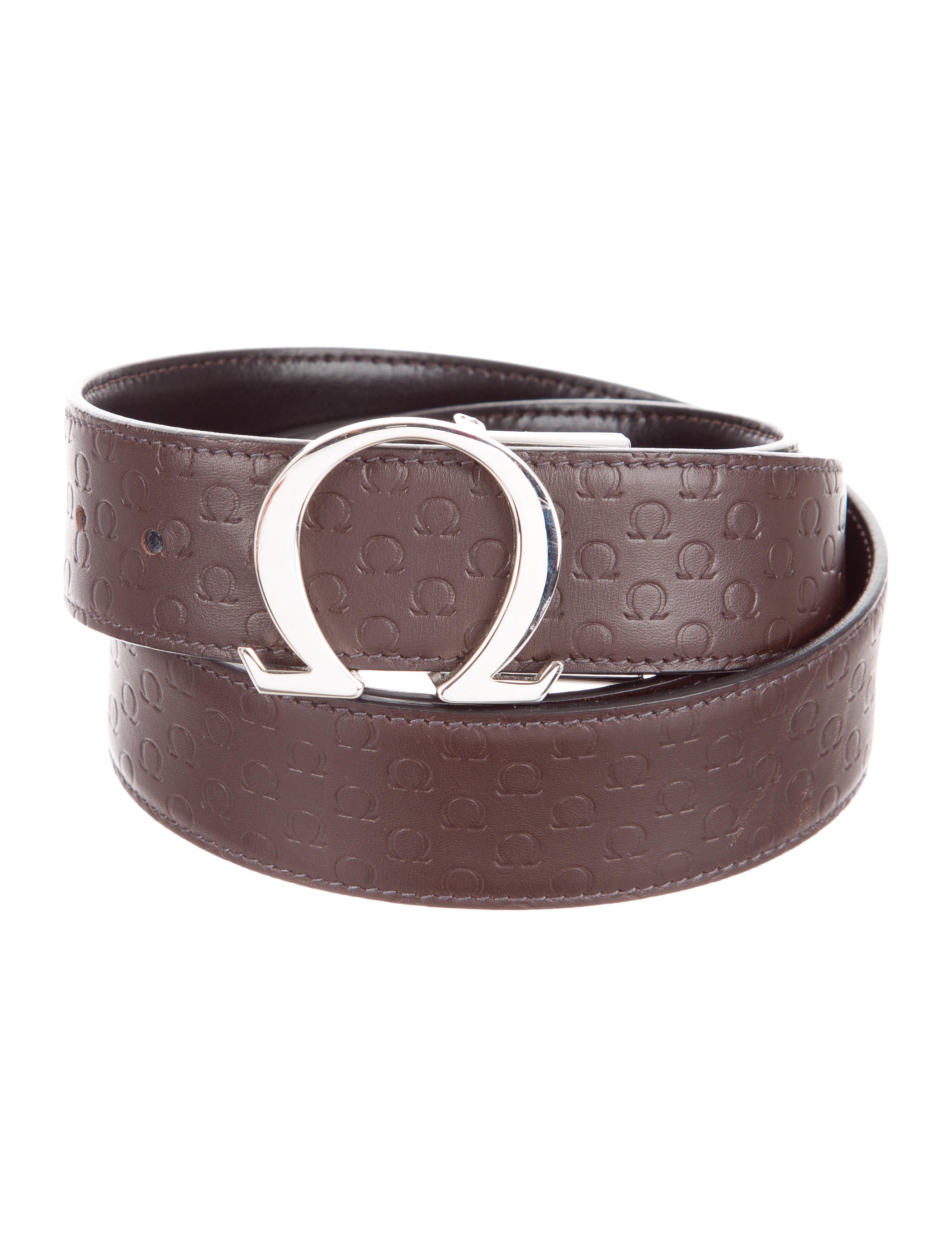 Omega Reversible Leather Belt - Accessories - OMG20747 | The RealReal